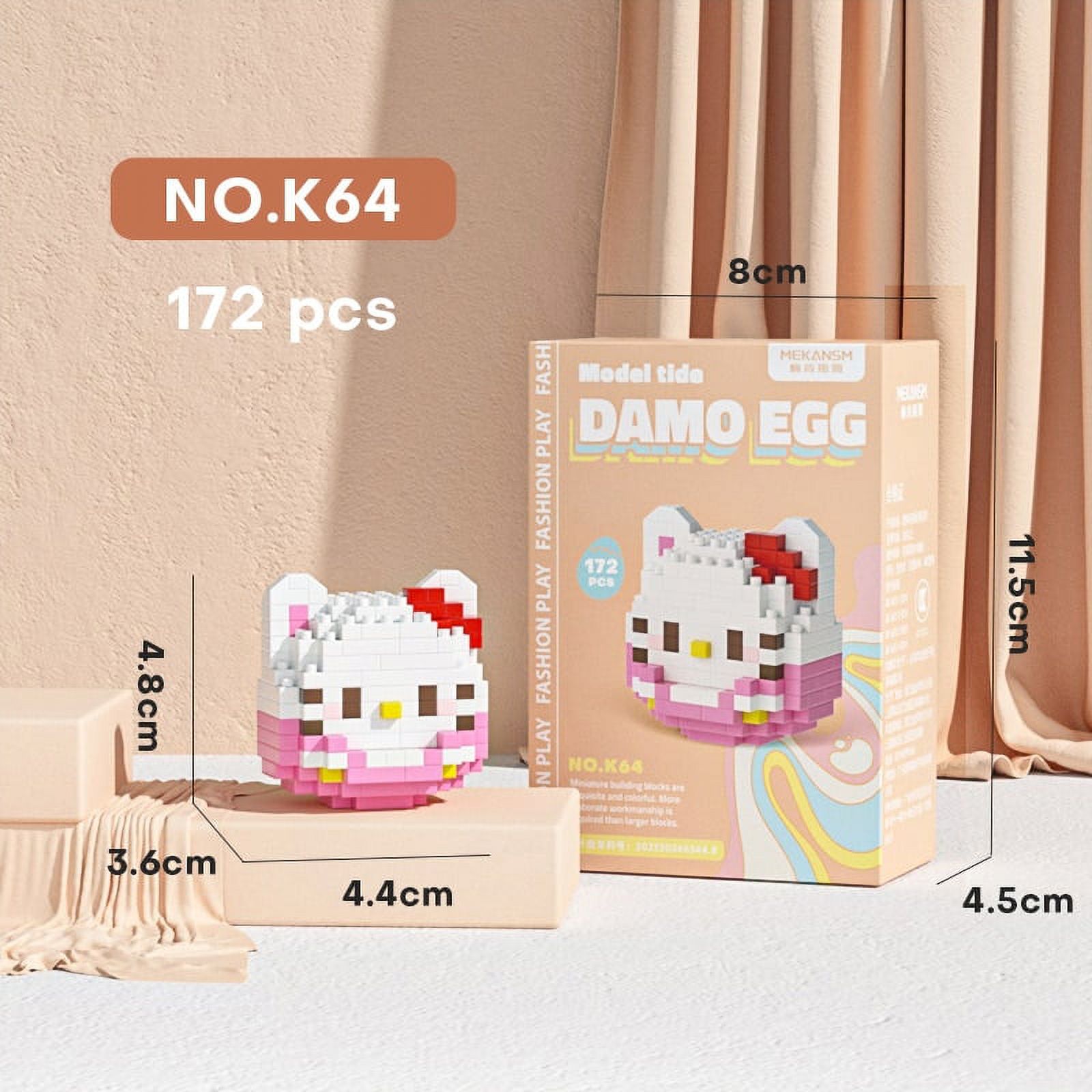 Sanrio Hello Kitty Cinnamoroll Building Block Kawaii Kuromi Melody ...