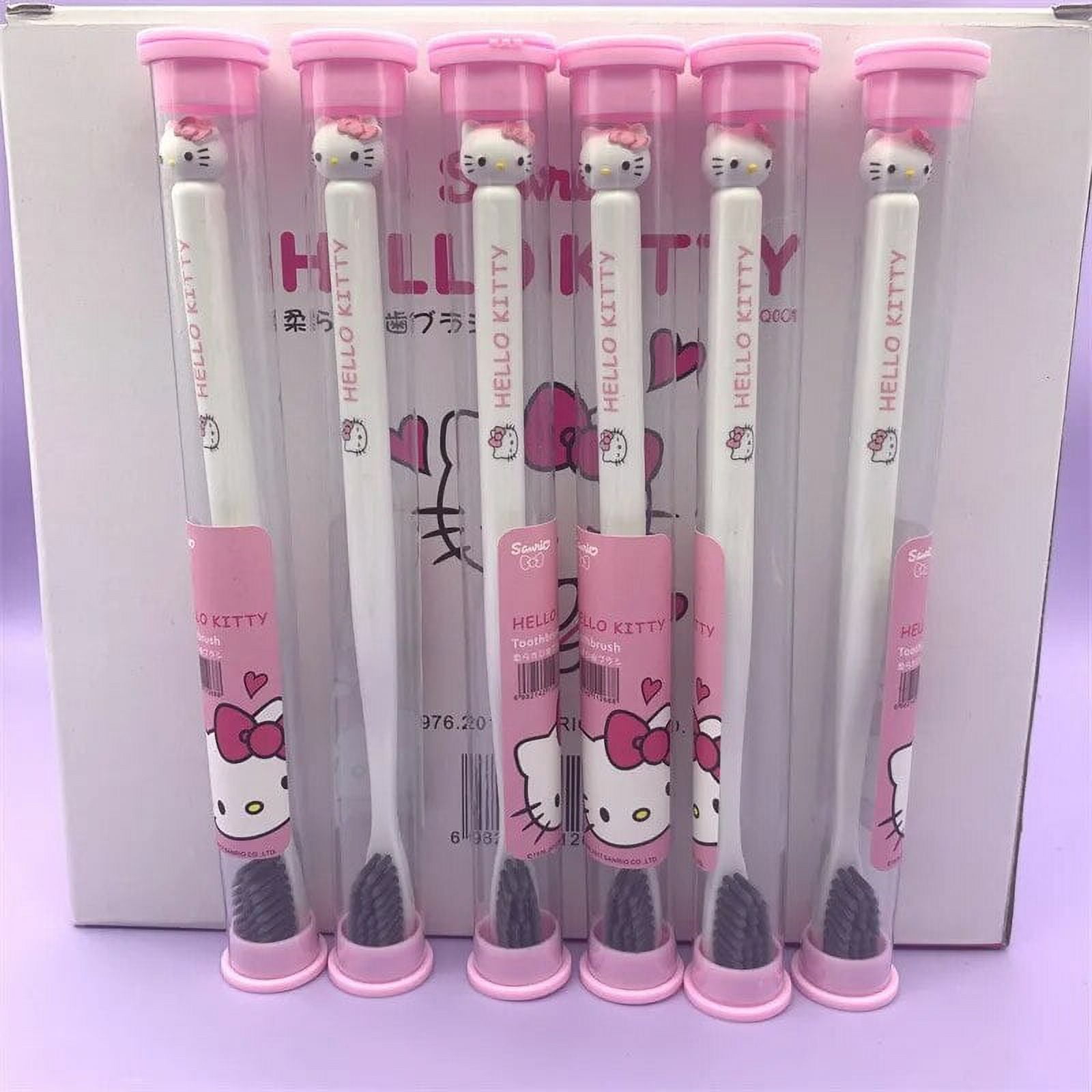 Sanrio Hello Kitty Cinnamoroll Charcoal Fibre Toothbrush Cartoon Soft ...