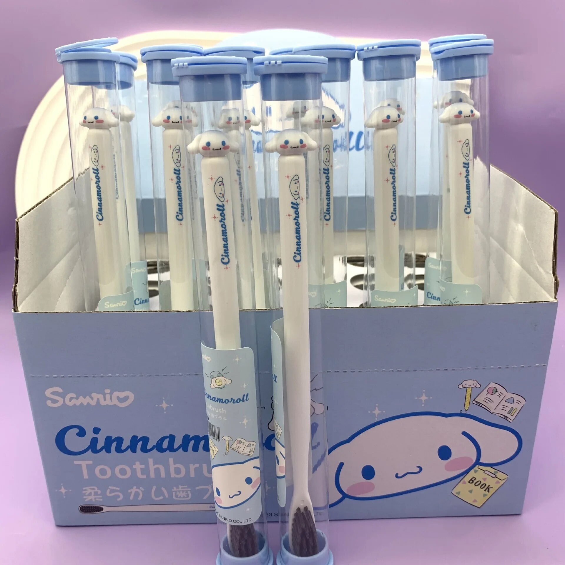 Sanrio Hello Kitty Cinnamoroll Charcoal Fibre Toothbrush Cartoon Soft ...