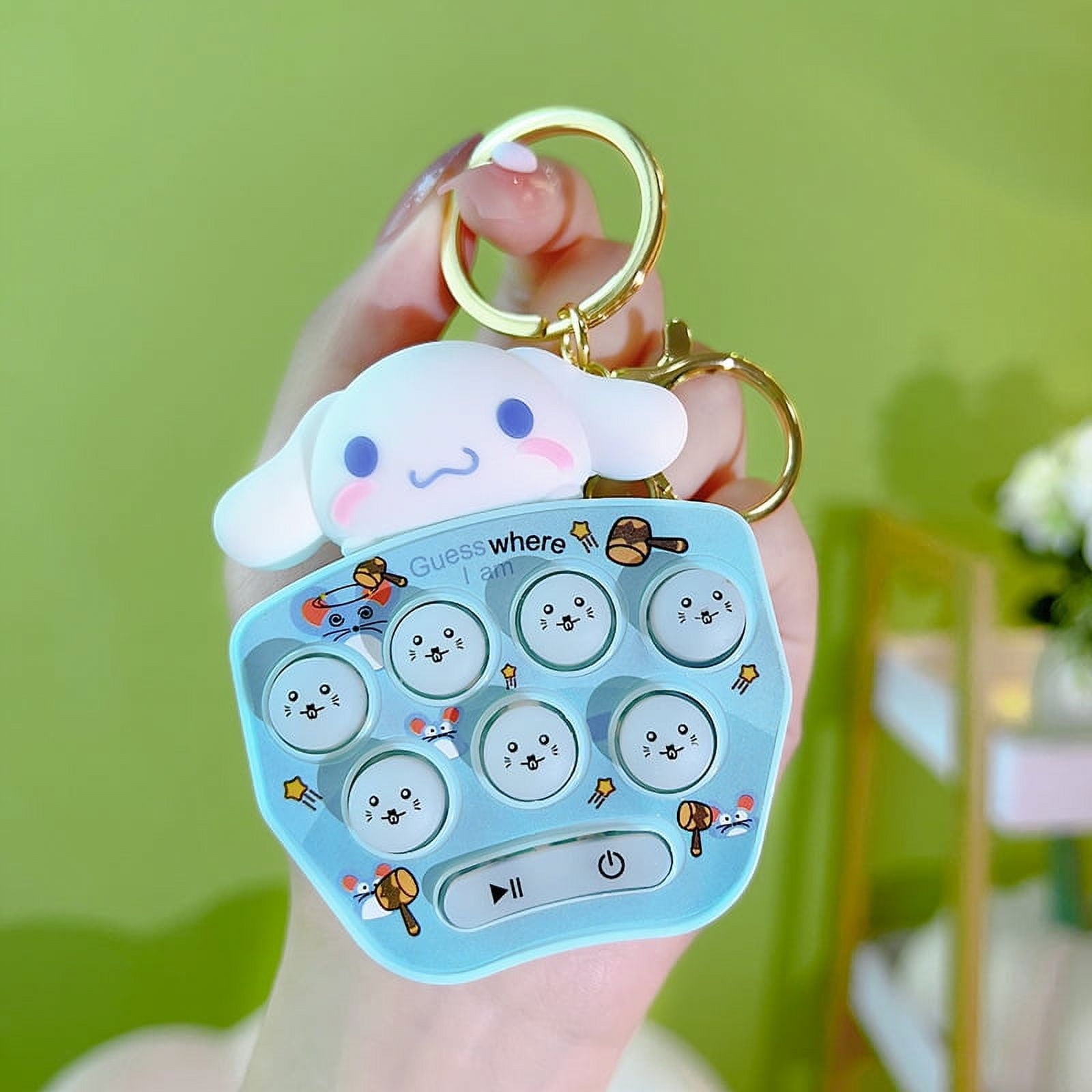 Sanrio Hello Kitty Cinnamoroll Game Console Keychain Melody Kuromi Mini ...