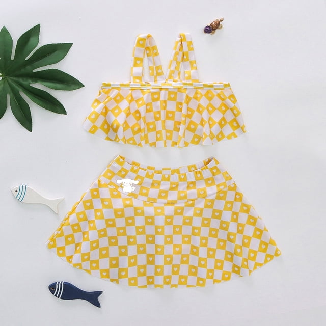 Sanrio Hello Kitty Cinnamoroll Kids One-Piece Swimsuit Anime Kuromi My ...