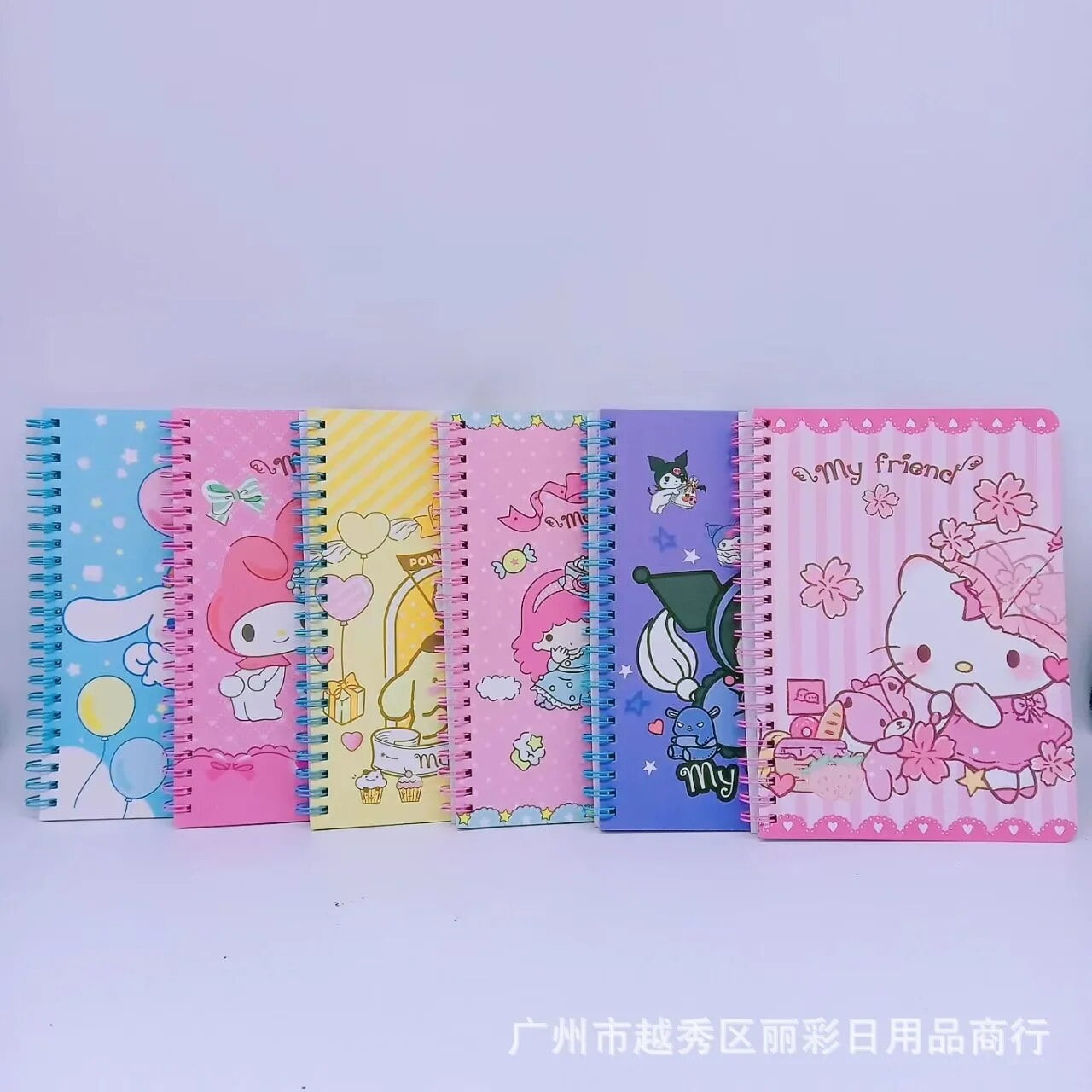 Hello Kitty Cinnamoroll My Melody Notebook Cartoon A5 Message Notepad ...
