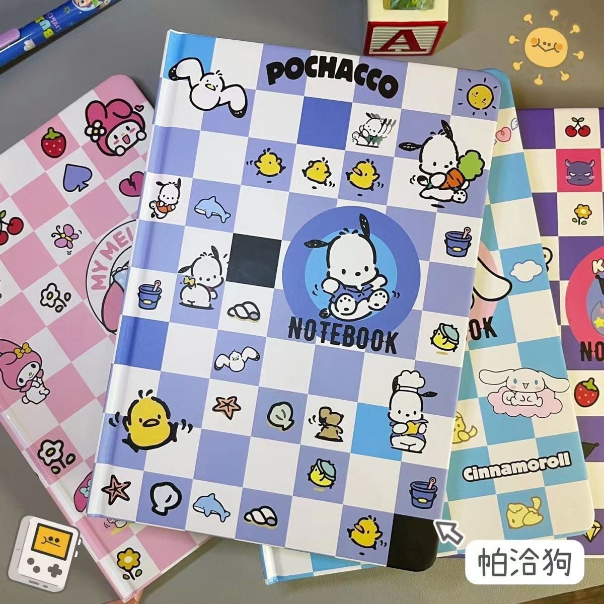 Sanrio Hello Kitty Cinnamoroll Pochacco Kuromi Cute Notebook Student ...