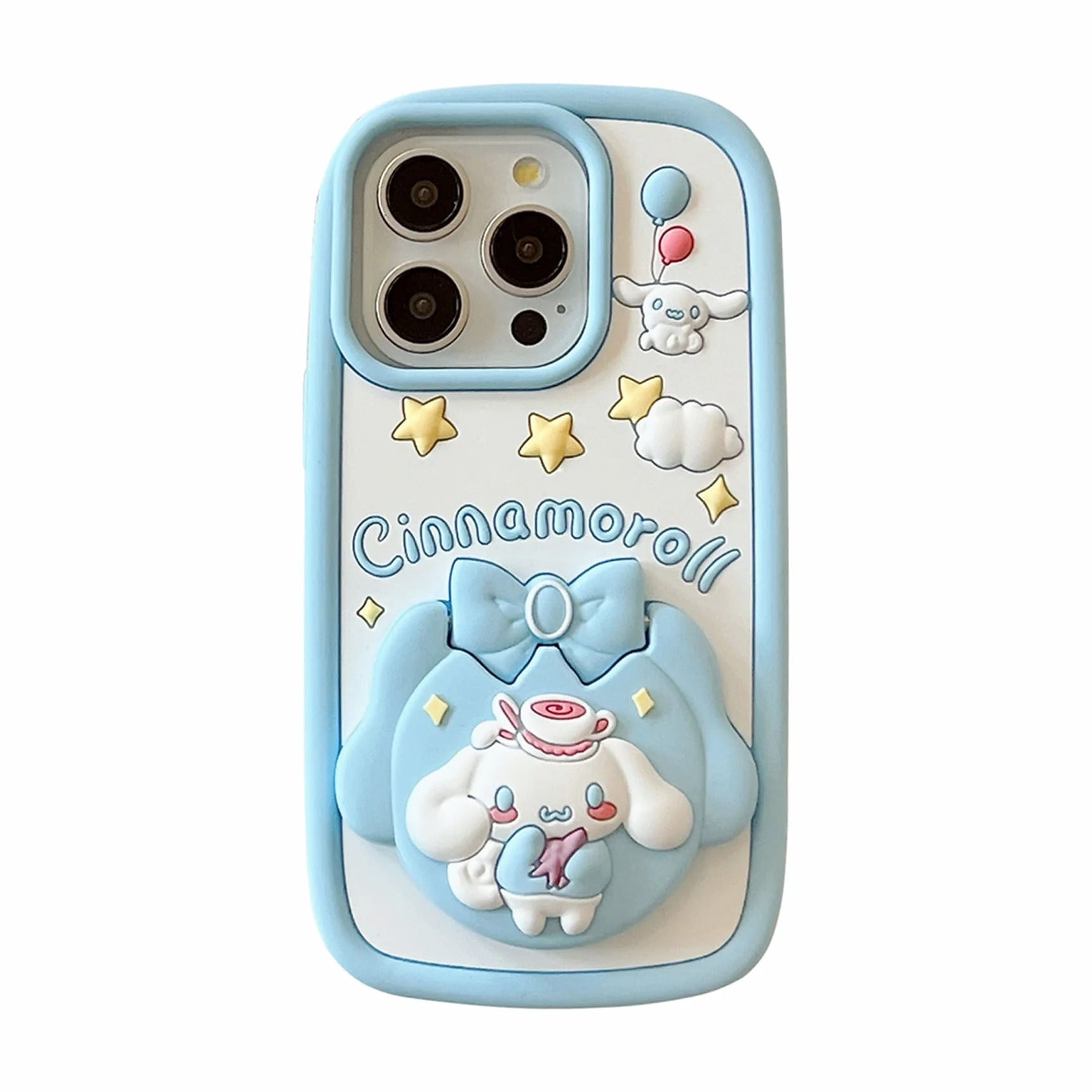 Sanrio Hello Kitty Cinnamoroll Soft Silicone Flip Mirror Case For ...