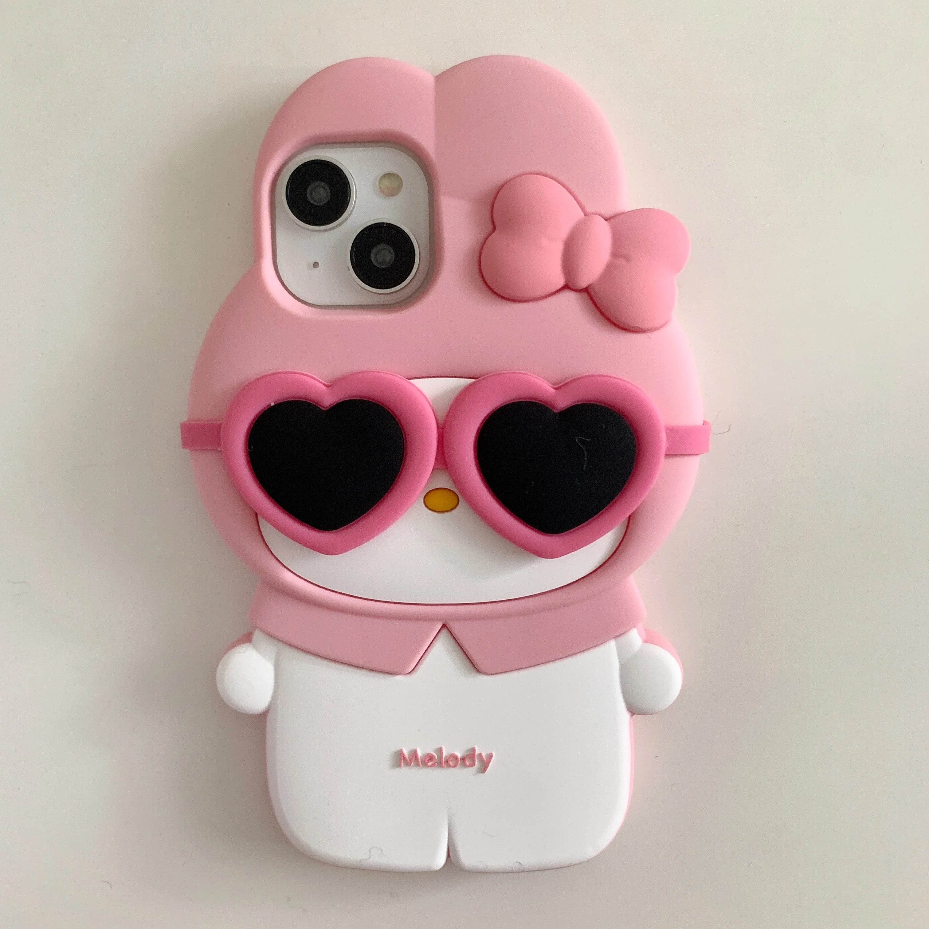 Sanrio Hello Kitty Cinnamoroll Soft Silicone Flip Mirror Case For iPhone 15 Pro Max 14 13 12 11 ...
