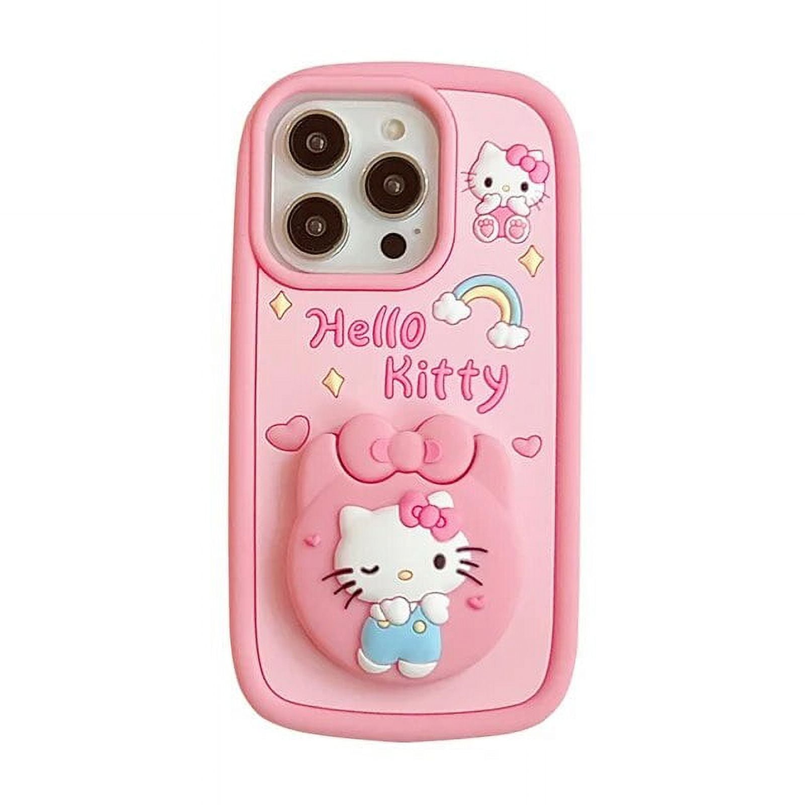 Sanrio Hello Kitty Cinnamoroll Soft Silicone Flip Mirror Case For ...