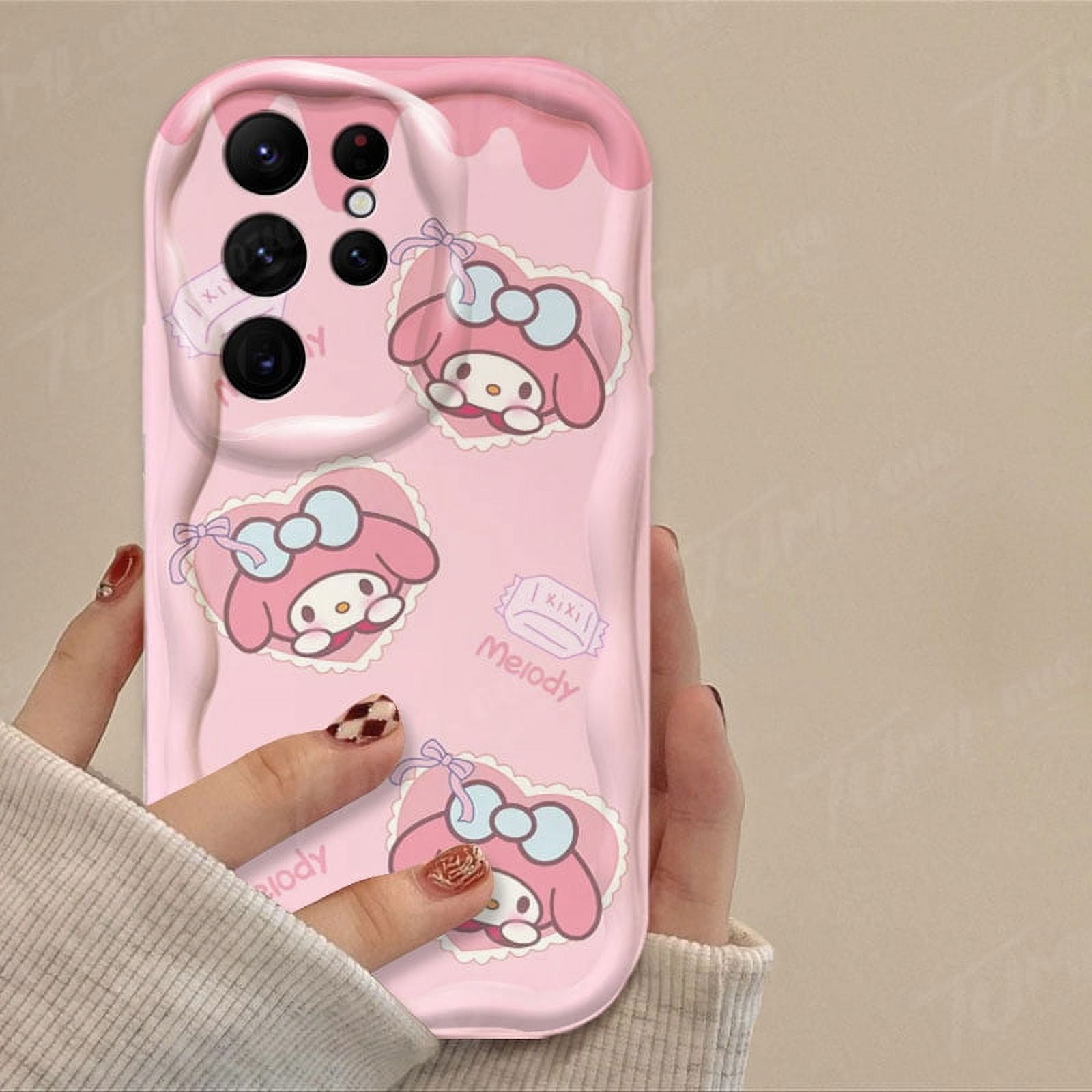 Sanrio Hello Kitty Cinnamoroll Wave Case For Samsung Galaxy S24 Ultra S23 S22 Plus S21 S20 FE ...