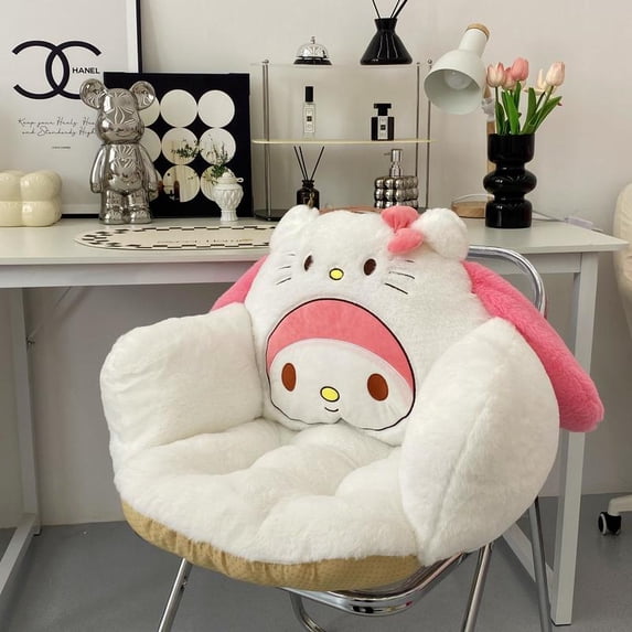 Sanrio Hello Kitty Cinnamoroll Winter Plush Kuromi Cushion Non-slip ...