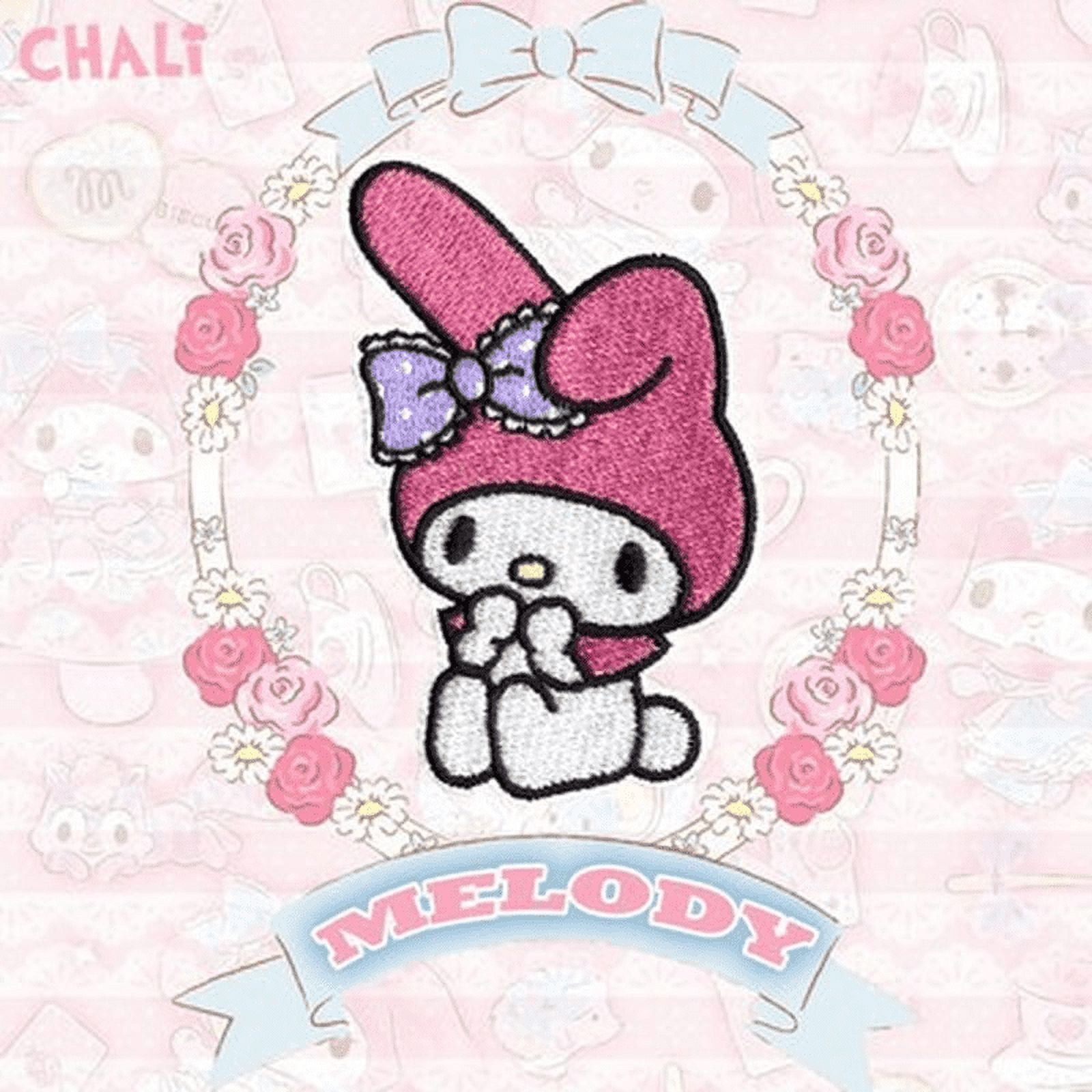 Sanrio Hello Kitty Cloth Stickers Anime Cartoon Kuromi My Melody ...