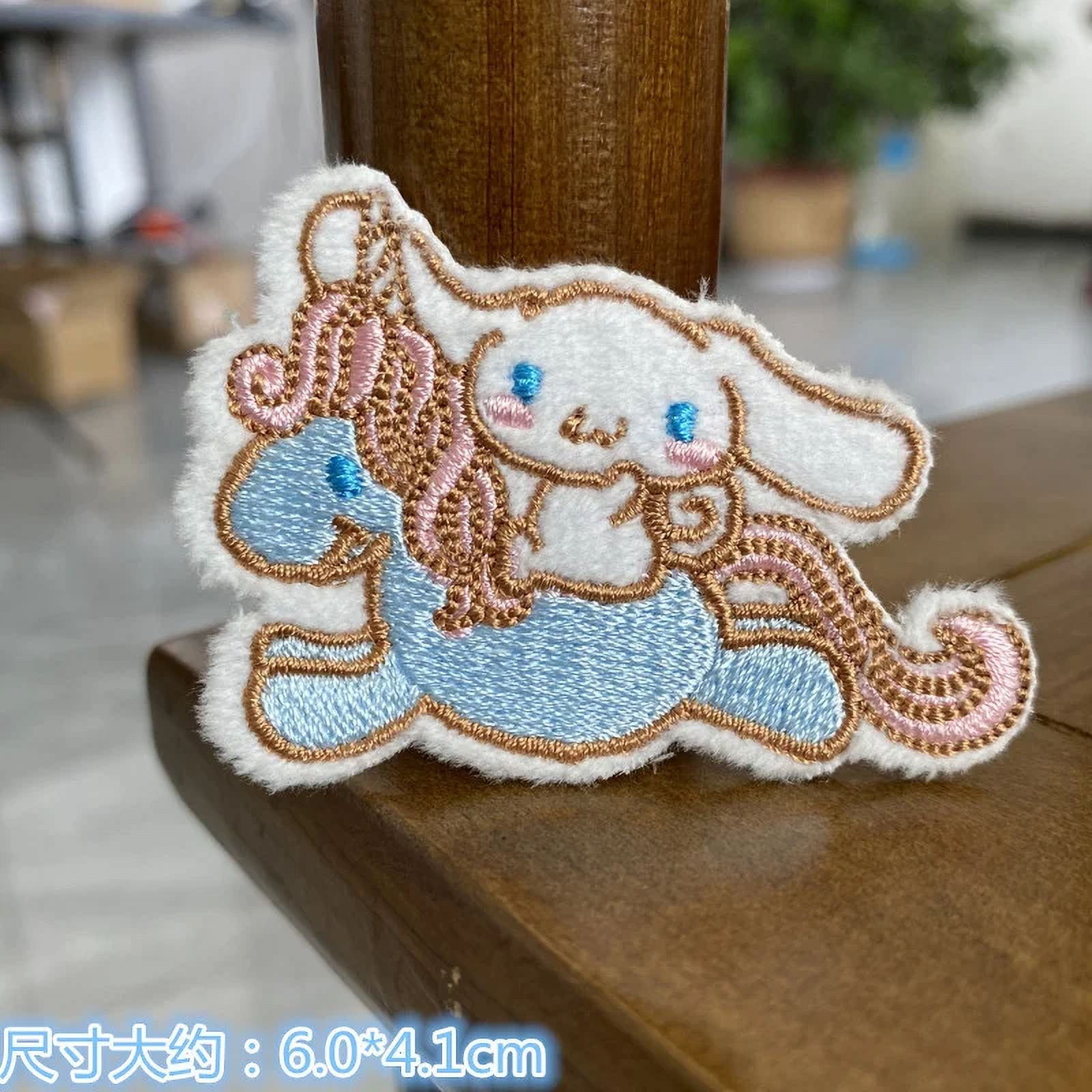 Sanrio Hello Kitty Cloth Stickers Anime Cartoon Kuromi My Melody ...