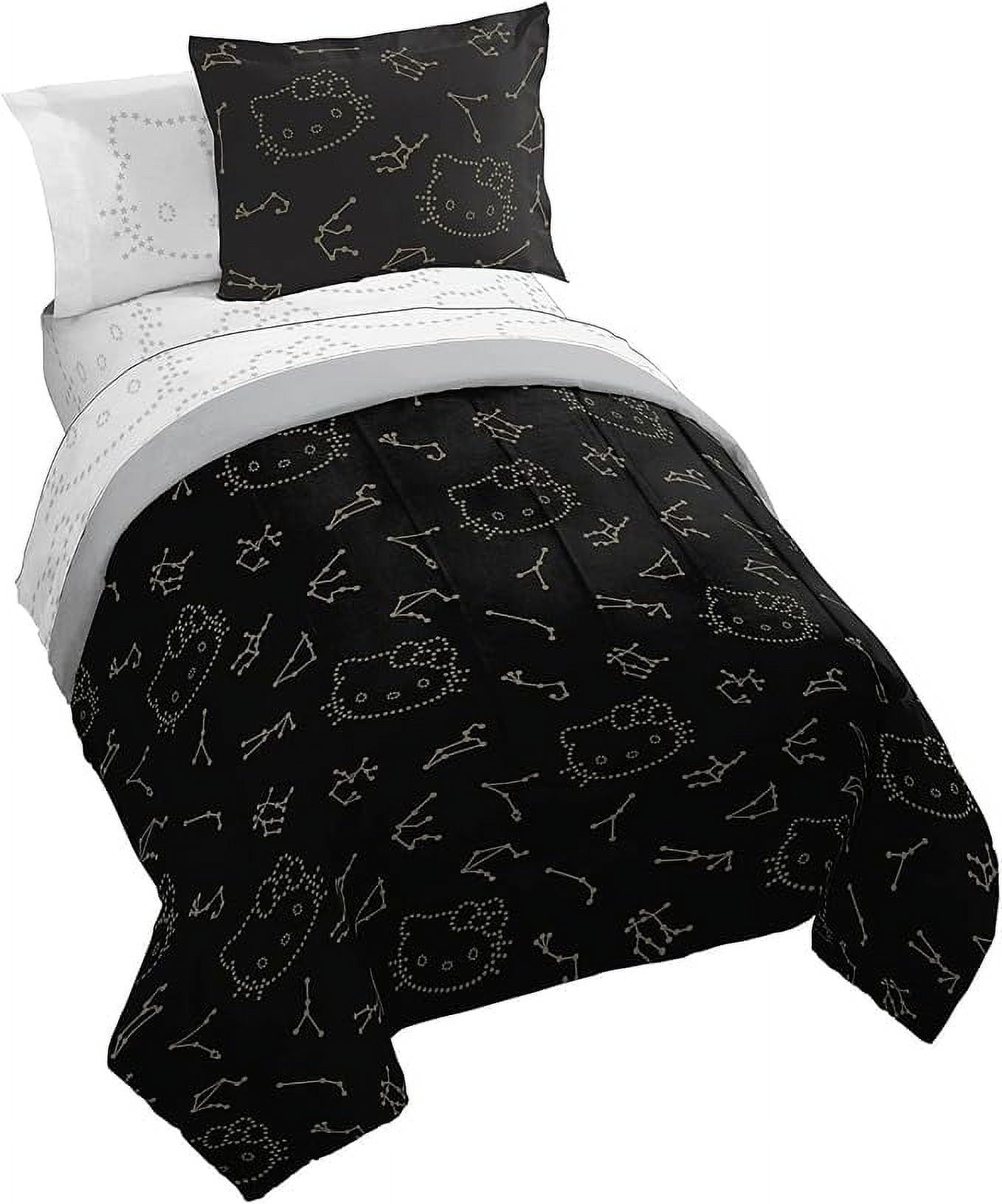 Sanrio Hello Kitty Constellation Twin Comforter Set, 5 Pc, with Shams ...