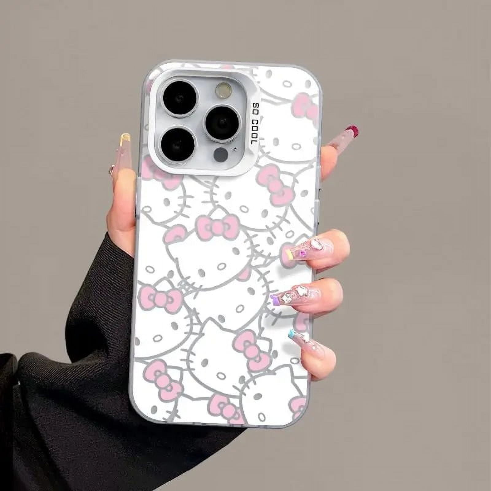 Sanrio Hello Kitty Cool Full Screen KT Phone Case For iPhone 15 14 13 Pro Max 11 12 13 Pro XR XS ...