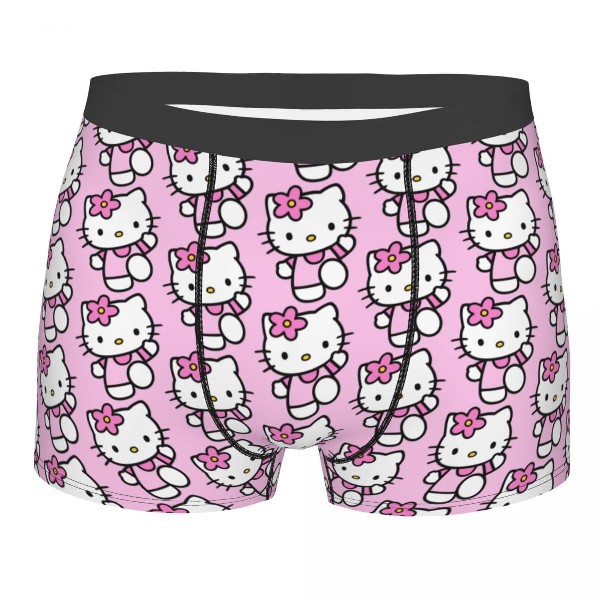 Sanrio Hello Kitty Custom Boxer Shorts For Men 3D Printed Kitty White ...