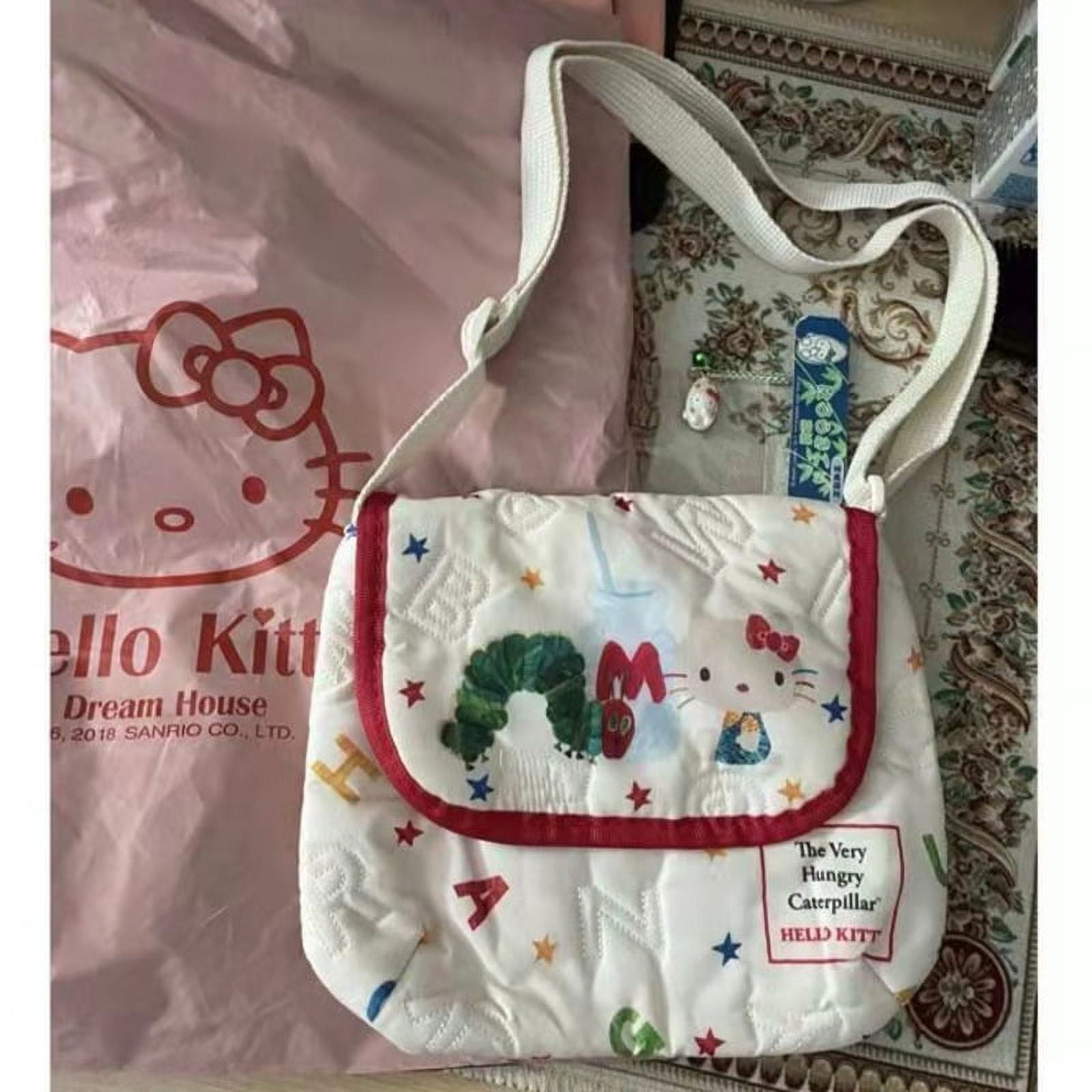 Sanrio Hello Kitty Cute Bag Y2k Kawaii Anime Chococat Versatile Tote ...