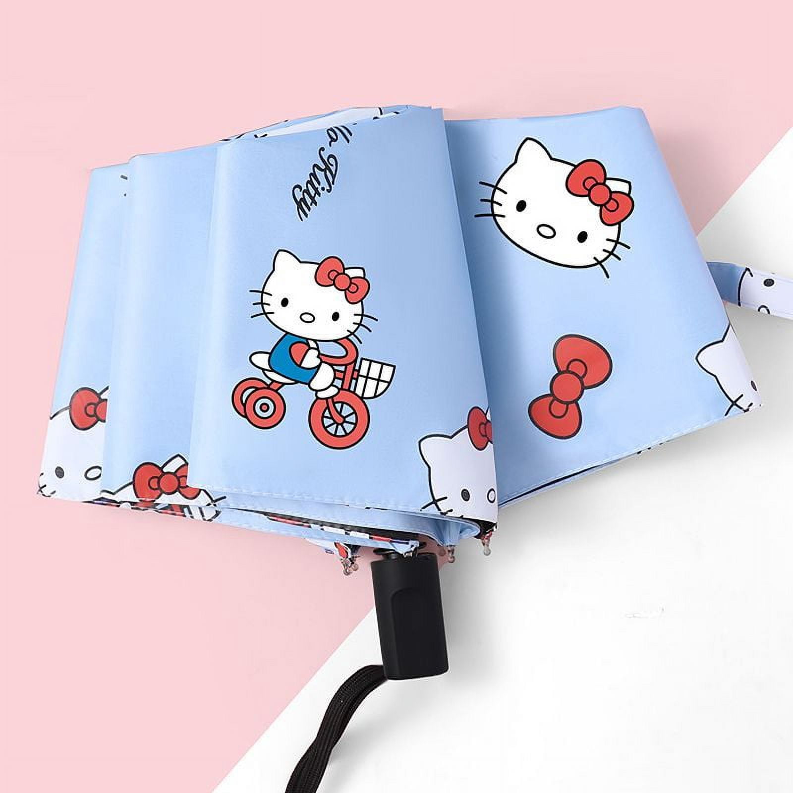 Sanrio Hello Kitty Cute Cartoon Pattern Sun Protection UV Parasol ...