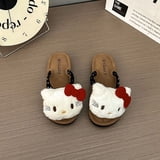 Sanrio Hello Kitty Cute Cartoon Sandals Women's Summer New Comfortable ...