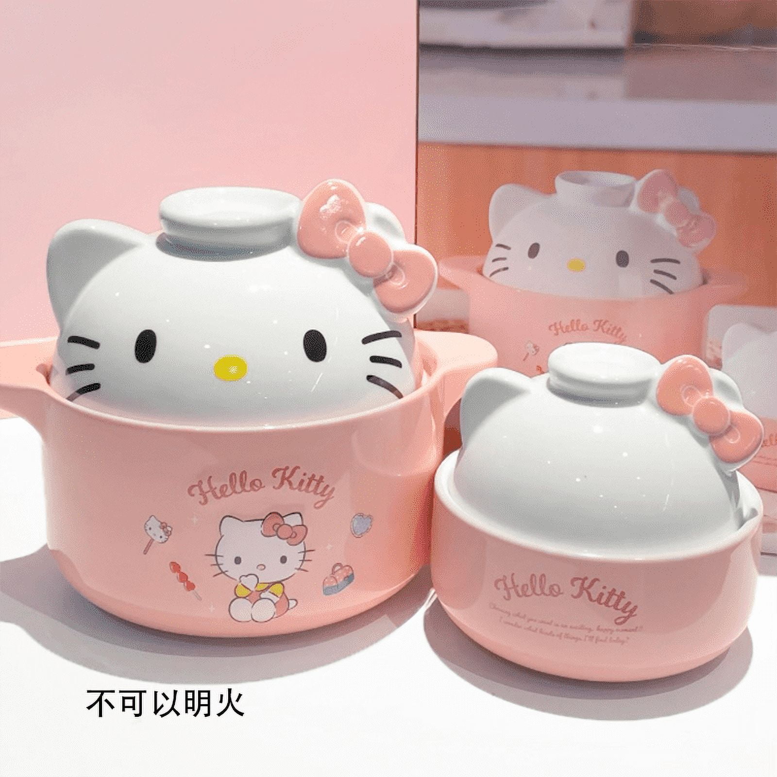 Sanrio Hello Kitty Cute Simple Cartoon Ceramic Cup Kawaii Water Cup ...