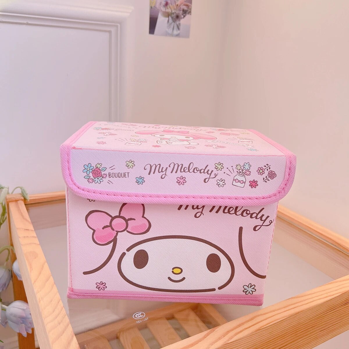 Hello Kitty Desktop Storage Box Cute Kuromi Cinnamoroll Sundries Toy ...