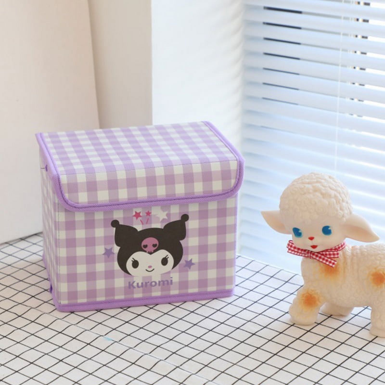 Sanrio Hello Kitty Desktop Storage Box Cute Kuromi Cinnamoroll Sundries ...