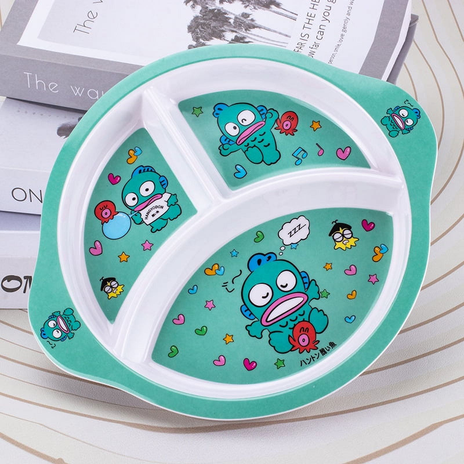 Sanrio Hello Kitty Dinner Plate Compartment Kuromi Tableware Cartoon ...