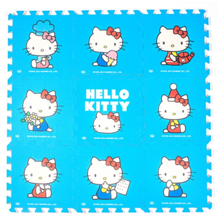 Sanrio Hello Kitty Environmental Protection Material Cute Mats Children ...