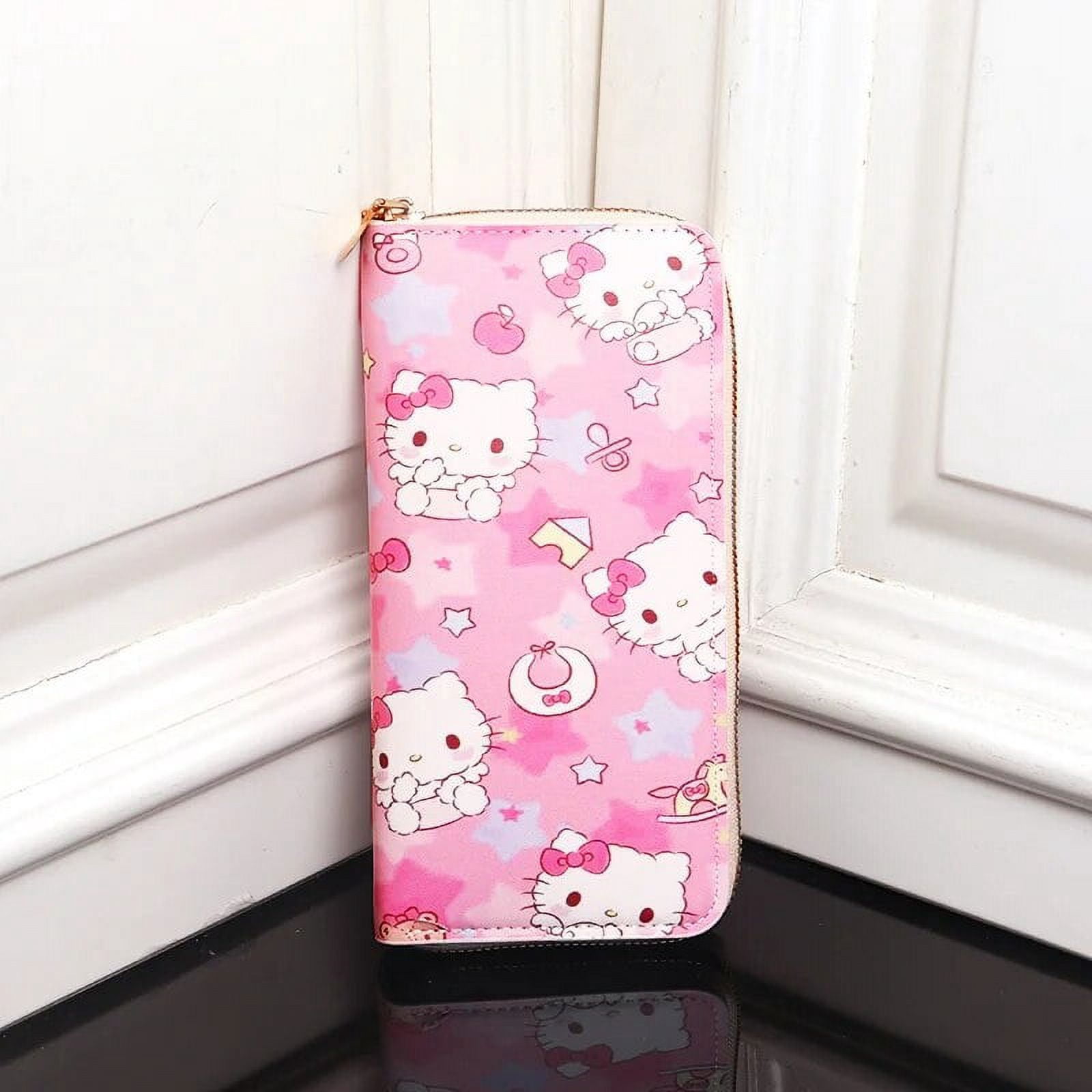 Sanrio Hello Kitty Fashion Wallets Y2k Student Cartoon Kuromi Meldoy ...