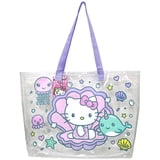 "Fast Forward, Sanrio Hello Kitty Transparent Beach Tote Bag, 20""x5 ...