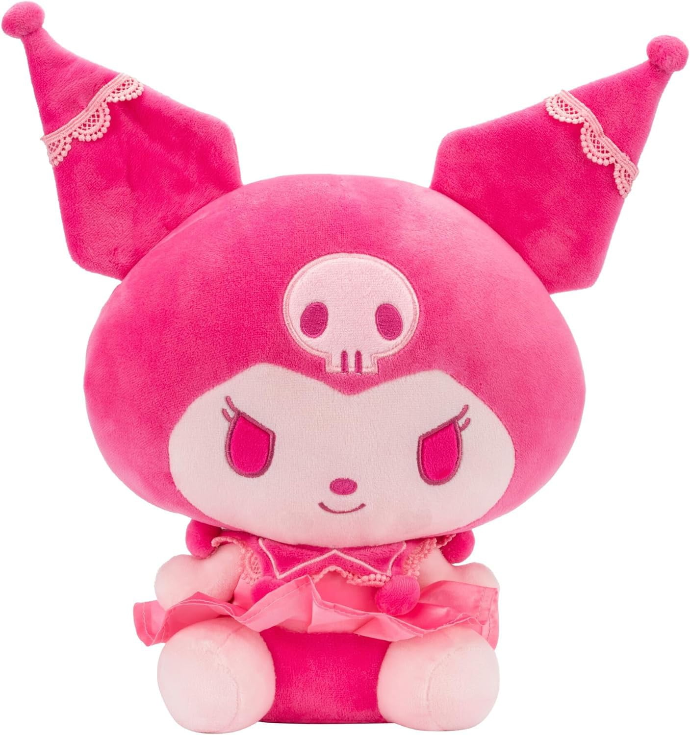 Sanrio Hello Kitty & Friends Kuromi Plush Toy - Pink Monochrome Design - Walmart.com