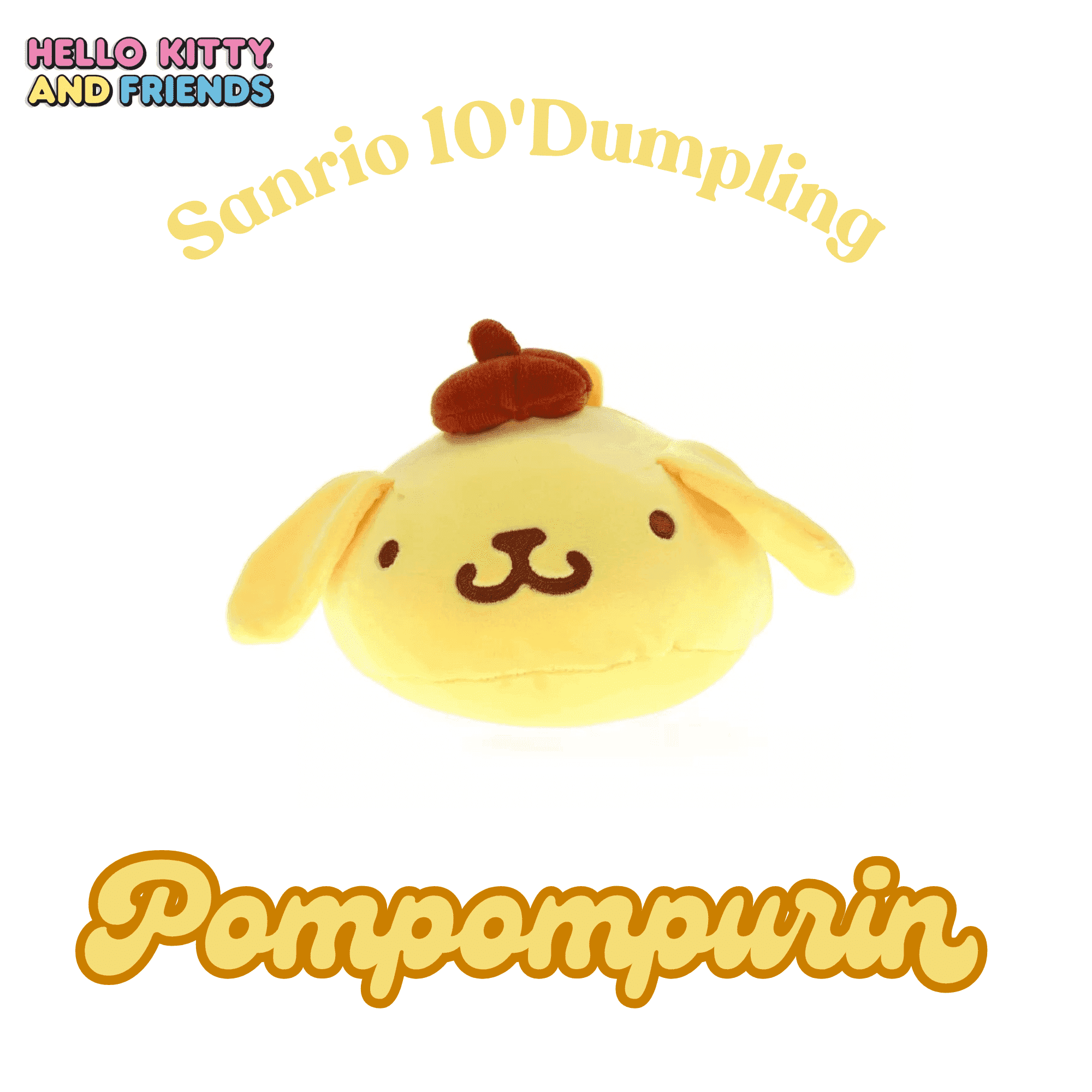 Sanrio Hello Kitty & Friends Pompompurin 10 in Child's Plushy Toy ...