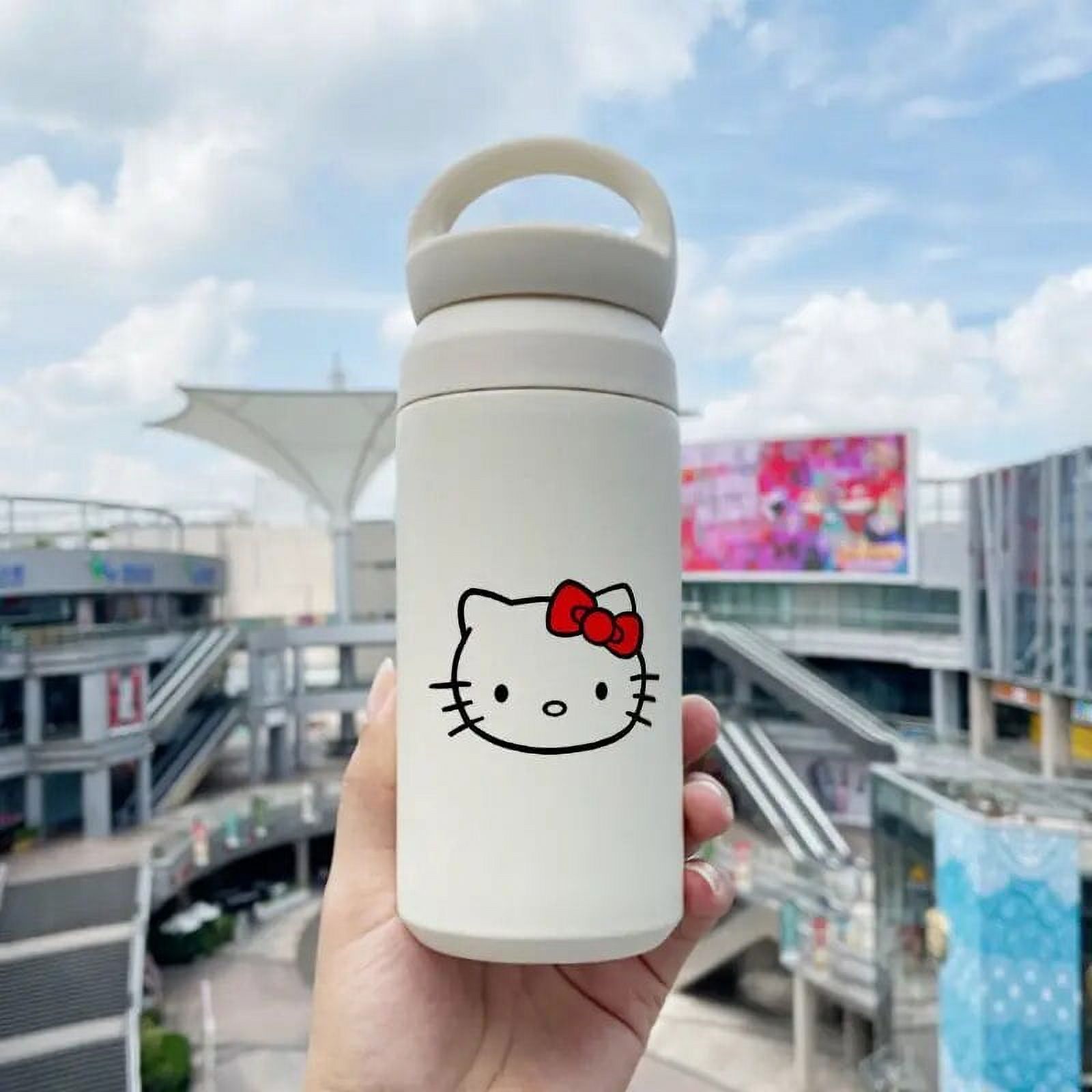 Sanrio Hello Kitty Girl Student Doll Good Looking Hand Cup Gift Cute Cartoon Y2K 450Ml Thermos ...