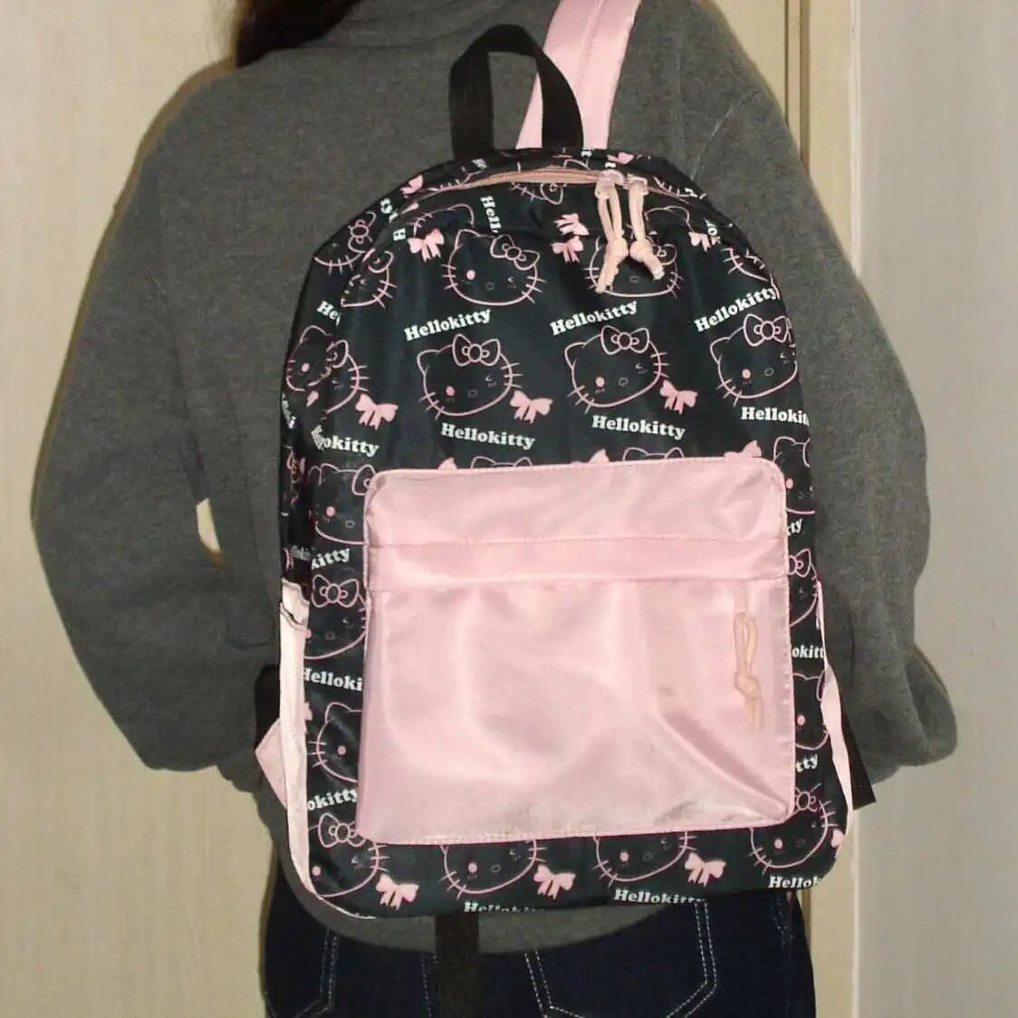 Sanrio Hello Kitty Gothic Y 2k Backpack 2000s Aesthetic Junior High ...