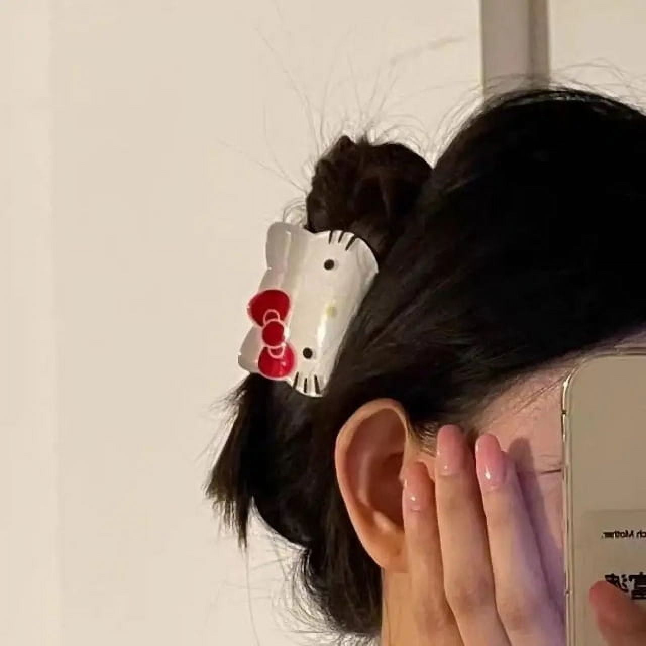 Sanrio Hello Kitty Hairpin Claw Clamp Kawaii Accessories Hello Kitty ...