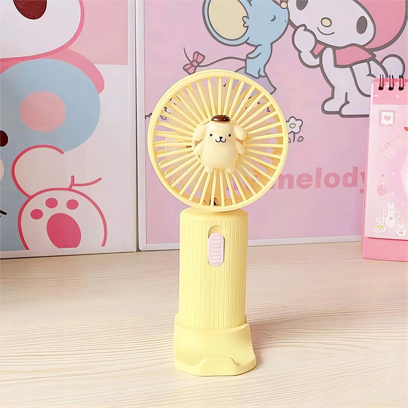 Sanrio Hello Kitty Handheld Small Fan Cartoon Kawaii Cute USB Charge ...