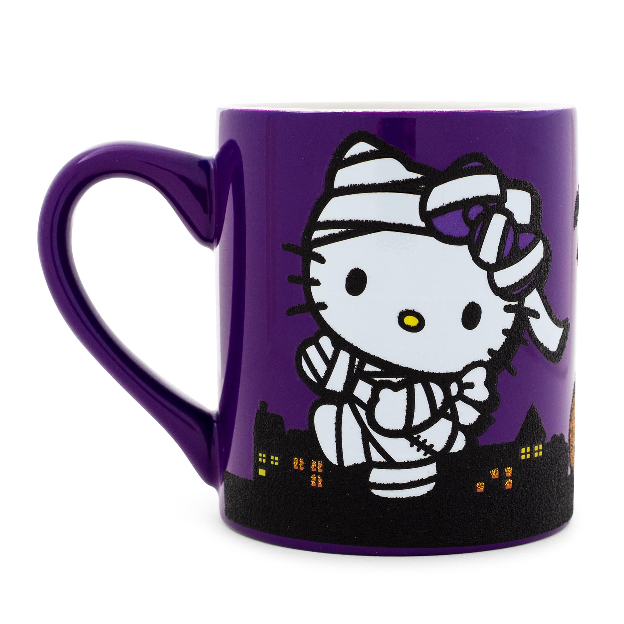 Sanrio Hello Kitty "Happy Halloween" Ceramic Glitter Mug | Holds 14 ...
