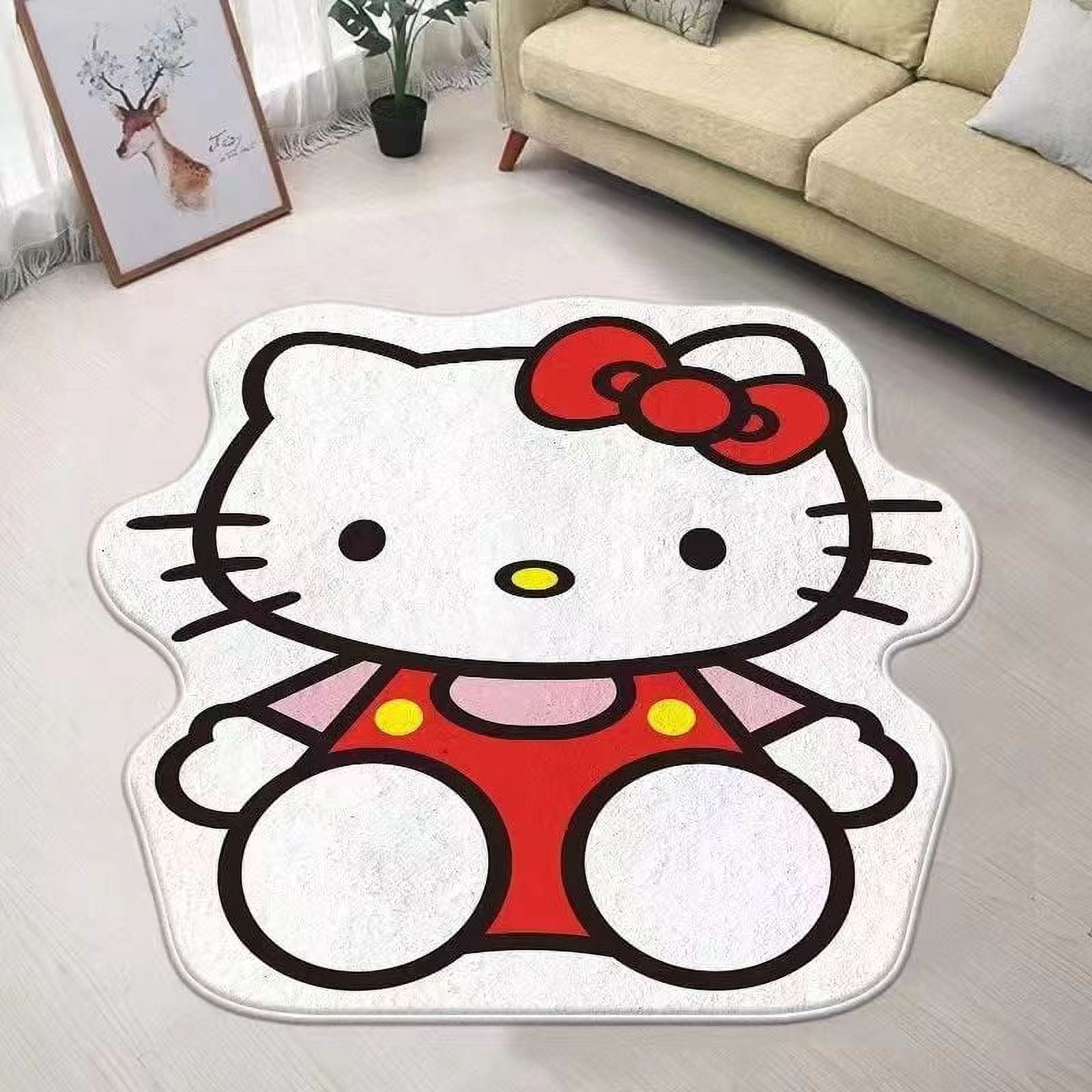 Sanrio Hello Kitty Heteromorphism Floor Mat Cute Bedroom Bedside ...