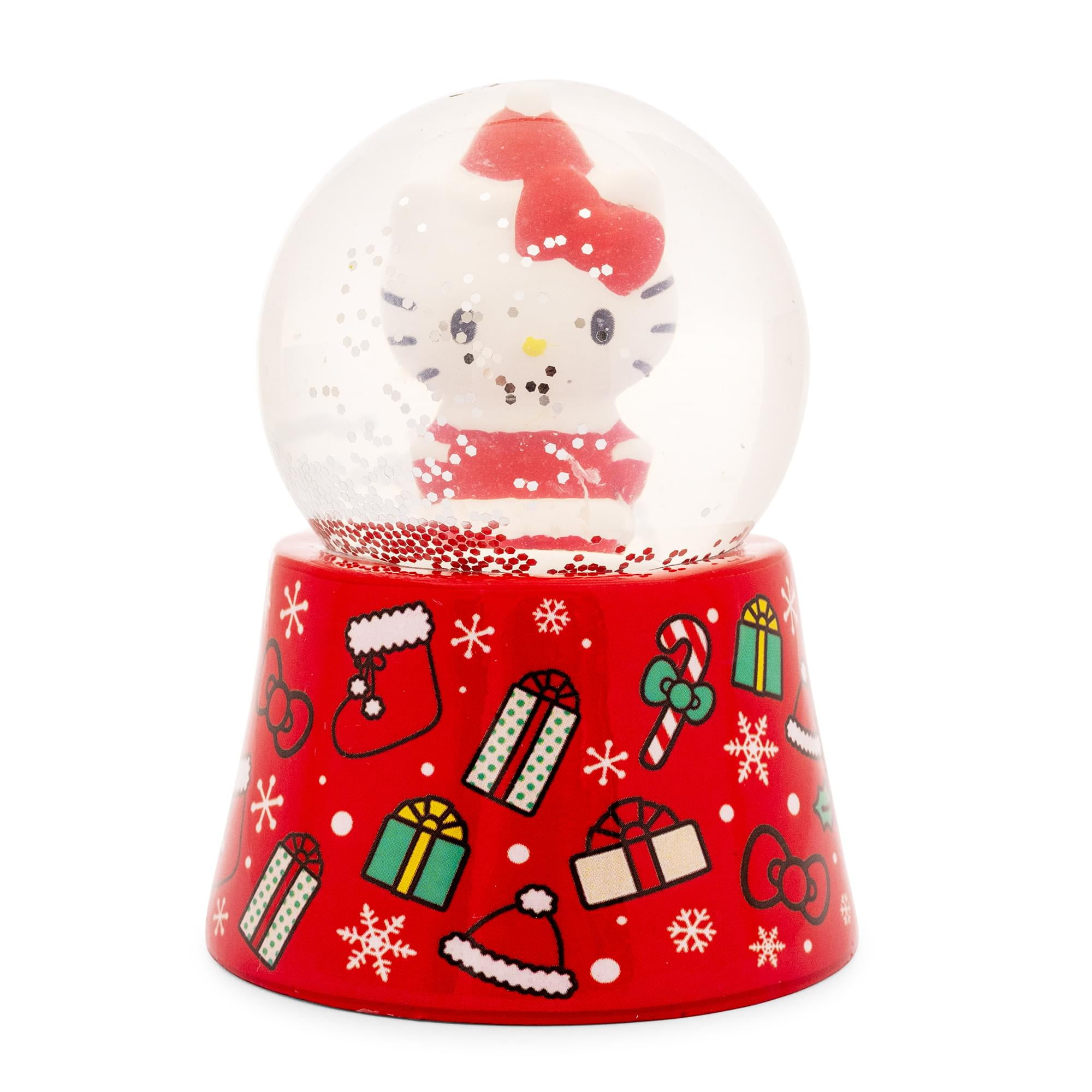 Sanrio Hello Kitty Holiday 3-Inch Mini Light-Up Snow Globe - Walmart.com