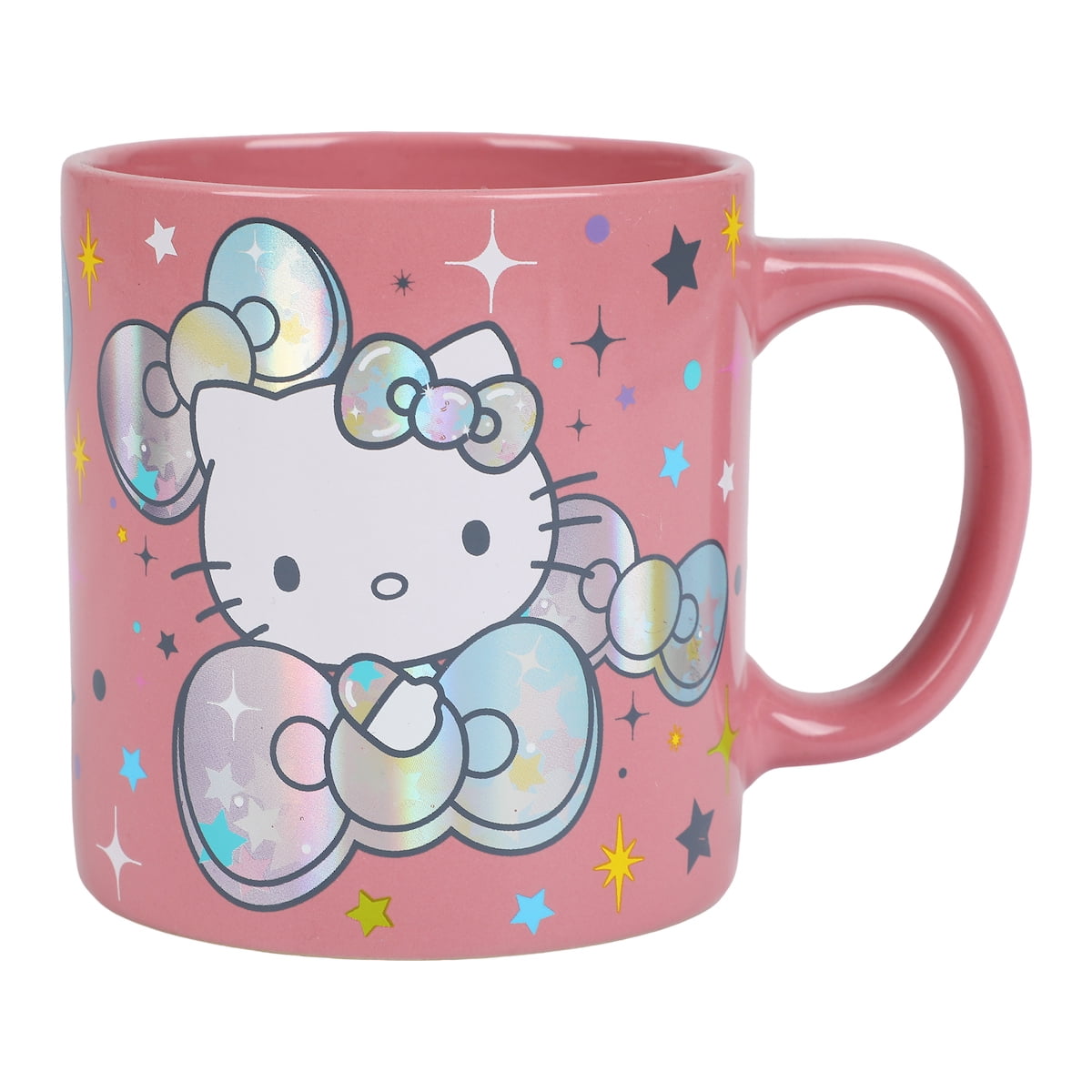 Sanrio Hello Kitty Holographic Effect Character 16 Ounce Ceramic Mug ...
