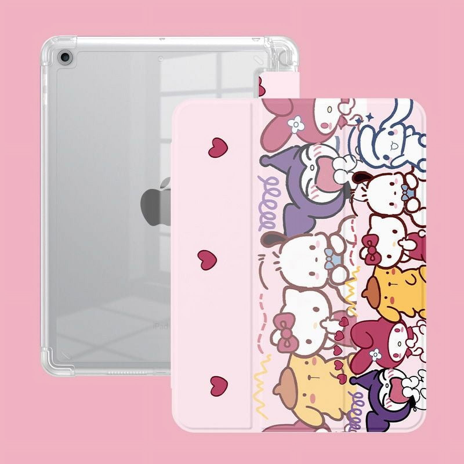Sanrio Hello Kitty IPad Tablet Case Mini6 Kawaii Cartoon Ipad Pro 12.9 ...