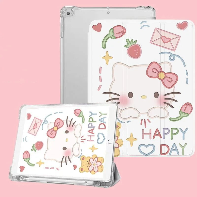 Sanrio Hello Kitty Ipad 9 Case Kawaii Anime Air5 Cartoon My Melody ...