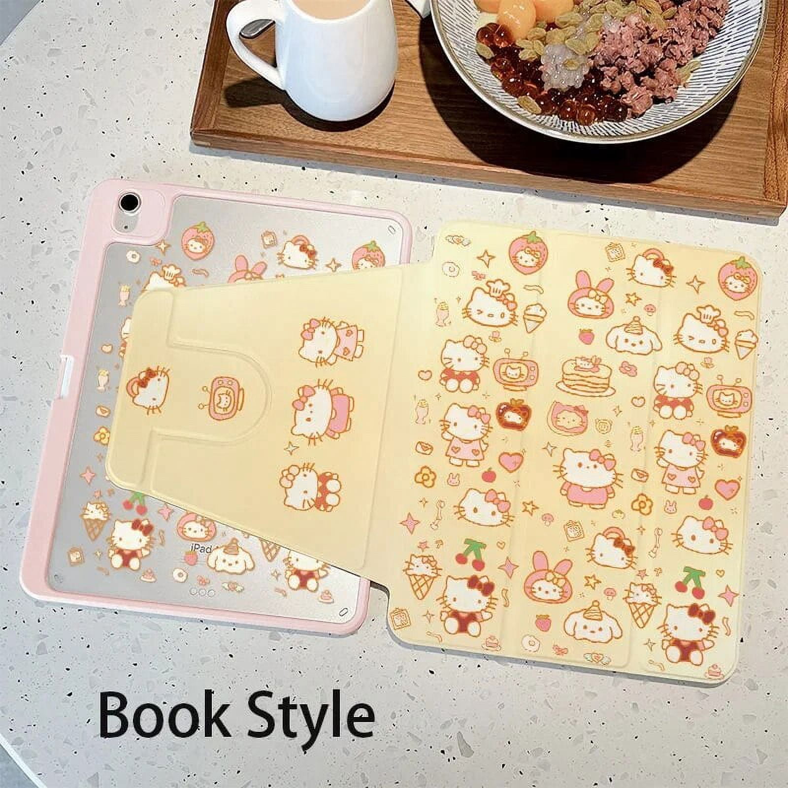 Sanrio Hello Kitty Ipad 9 Generation Case Cute Cartoon Air4 5 Rotate ...