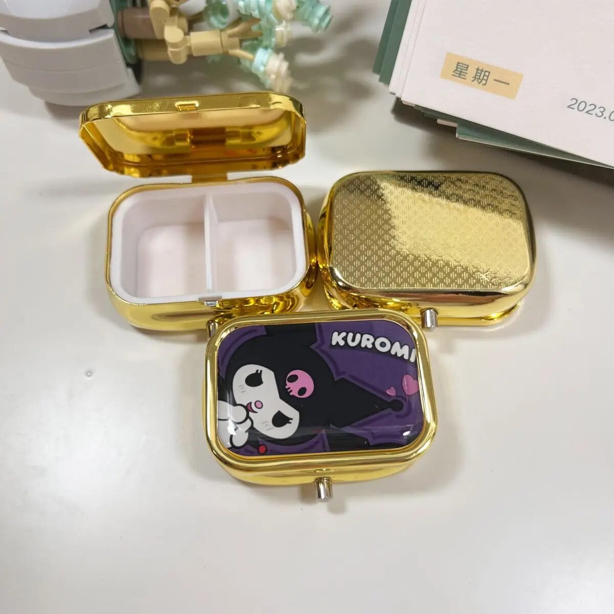 Sanrio Hello Kitty Jewelry Box Anime Figure Kuromi Cinnamoroll My ...