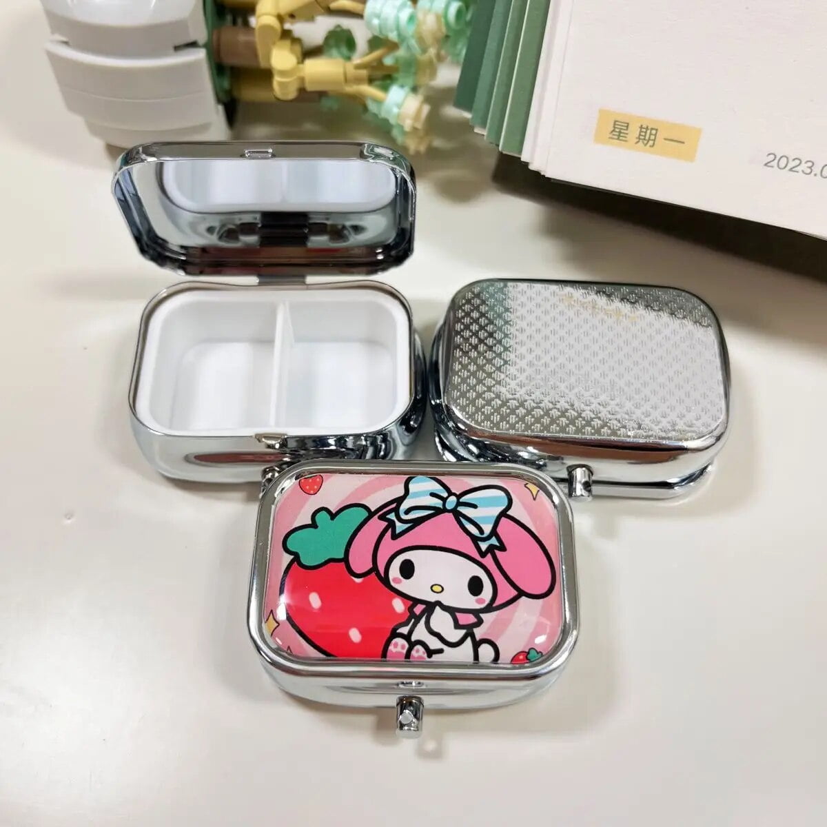 Sanrio Hello Kitty Jewelry Box Anime Figure Kuromi Cinnamoroll My ...