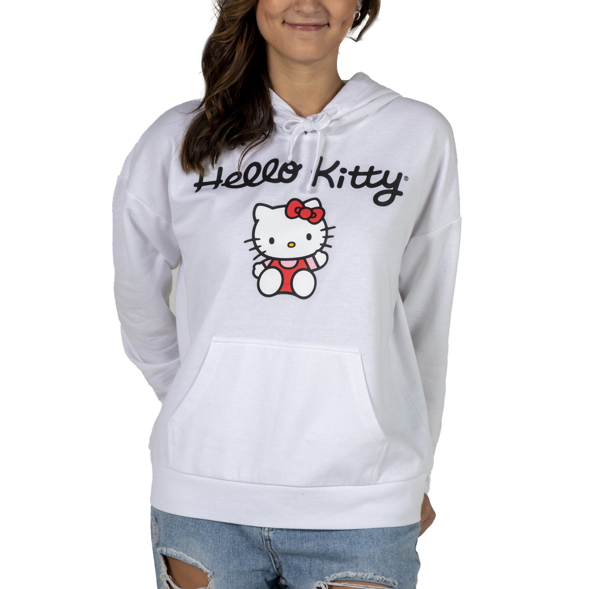 Sanrio Hello Kitty Juniors White Cosplay Hoodie-XXL - Walmart.com