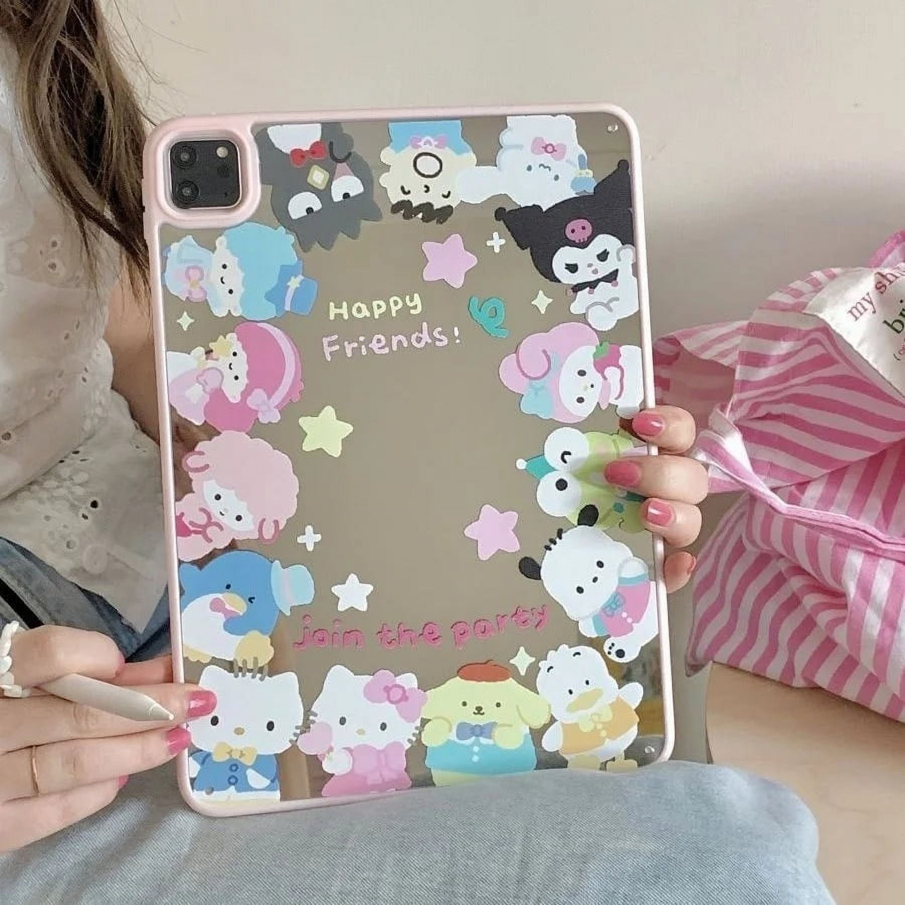 Sanrio Hello Kitty Kawaii Anime IPad 2022 Case Air 4 5 Acrylic Cover ...