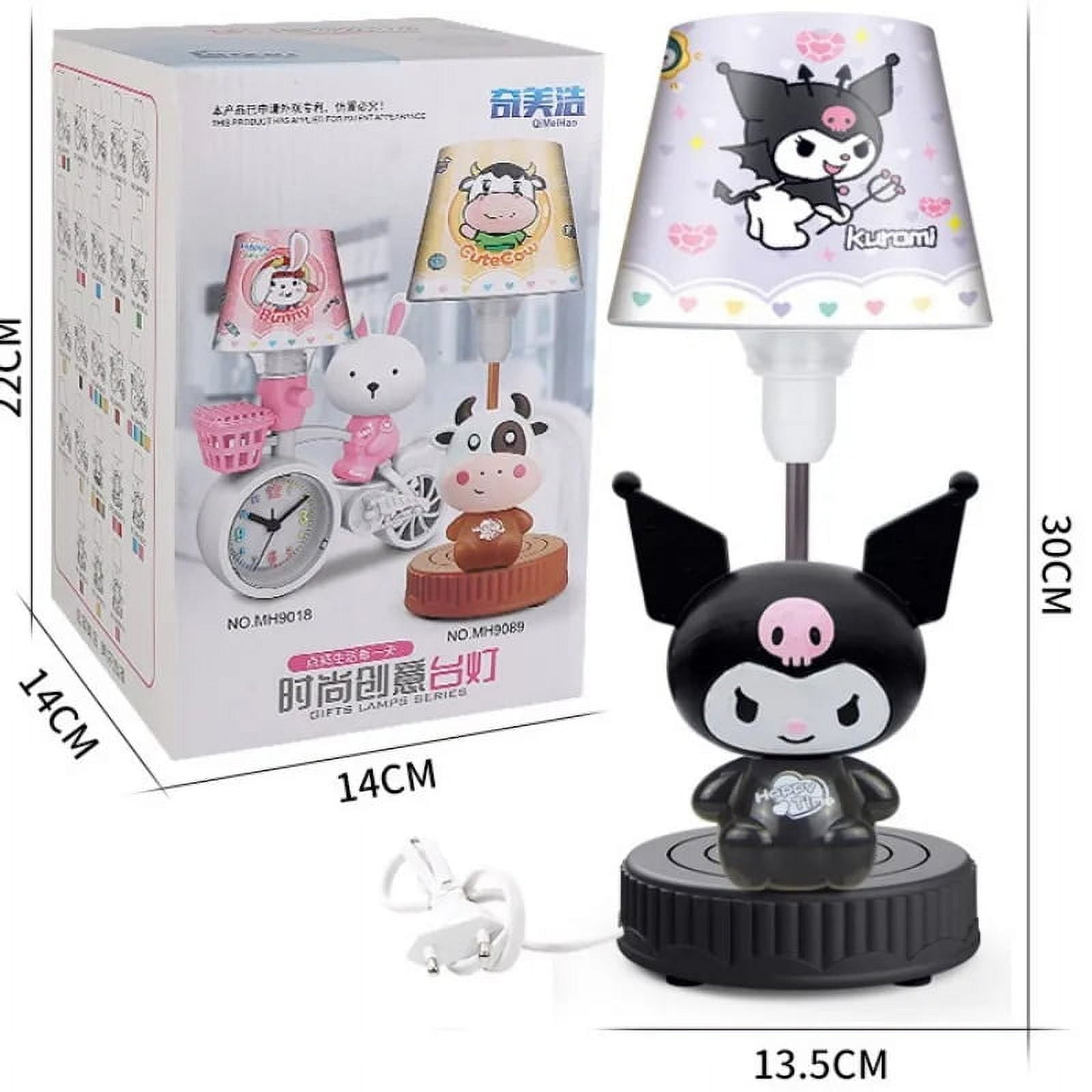 Sanrio Hello Kitty Kawaii Bedside Lamp Kuromi Cinnamorol Anime Student ...