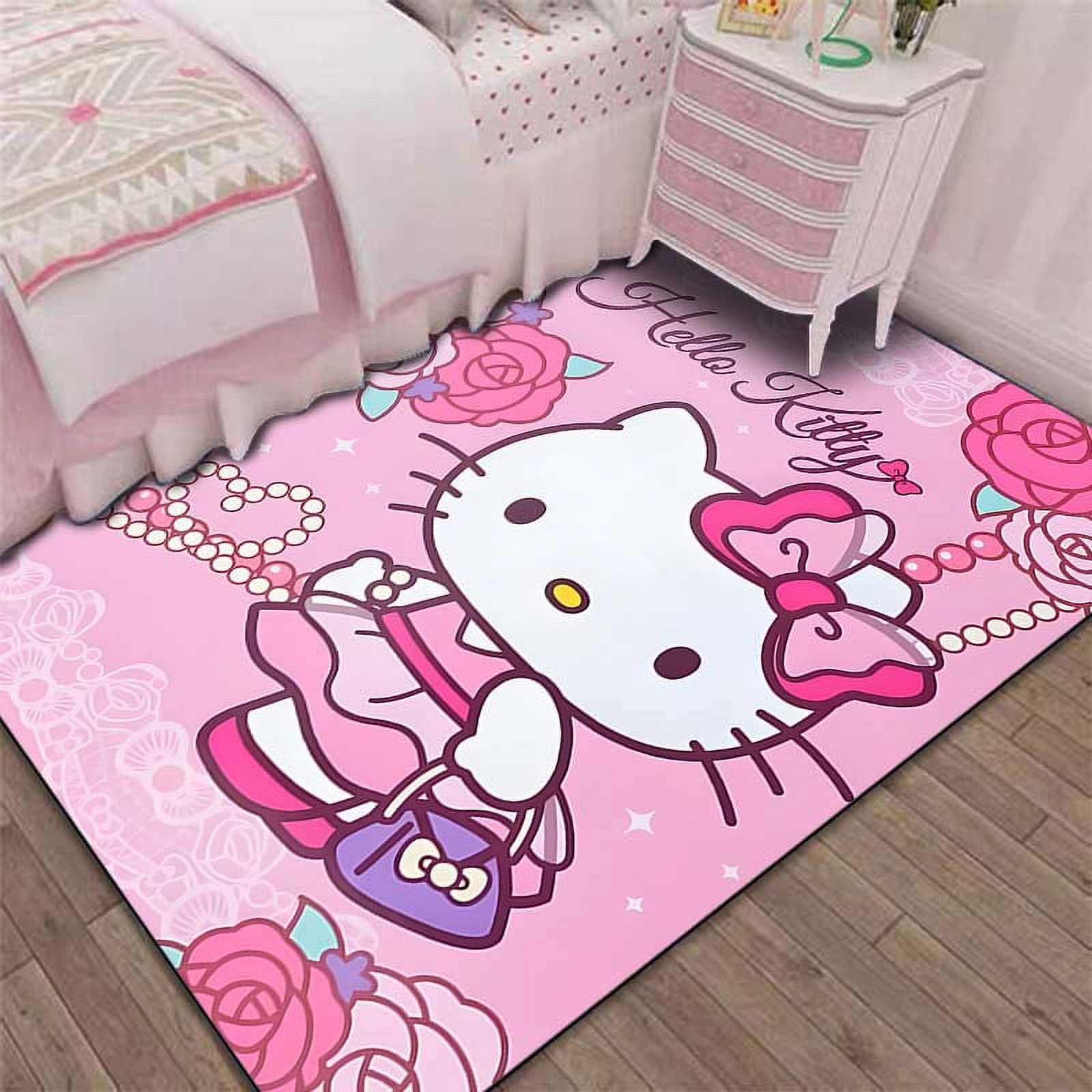 Sanrio Hello Kitty Kawaii Printing Carpet for Living Room Bedroom Sofa ...