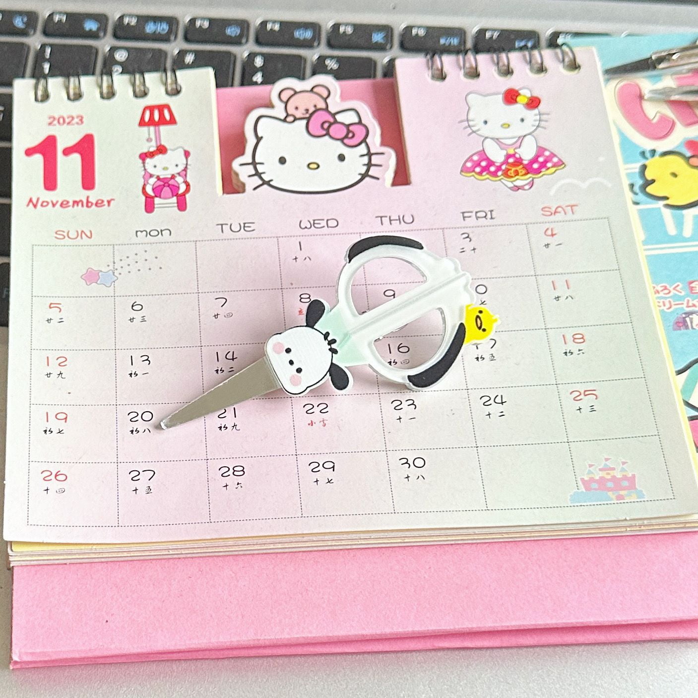 Sanrio Hello Kitty Kawaii Small Scissors Hairpin Cinnamoroll My Melody ...