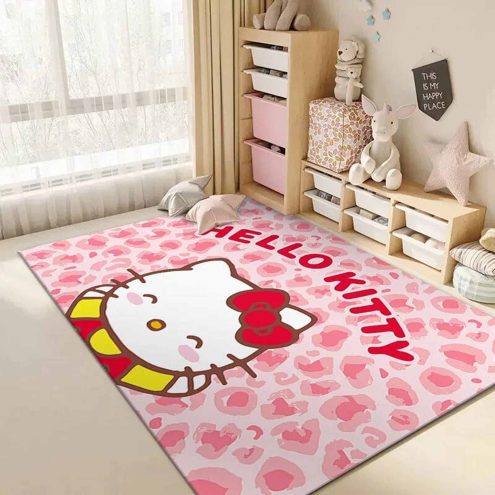 Sanrio Hello Kitty Kawii Cartoon Animation Rug Living Room Balcony ...