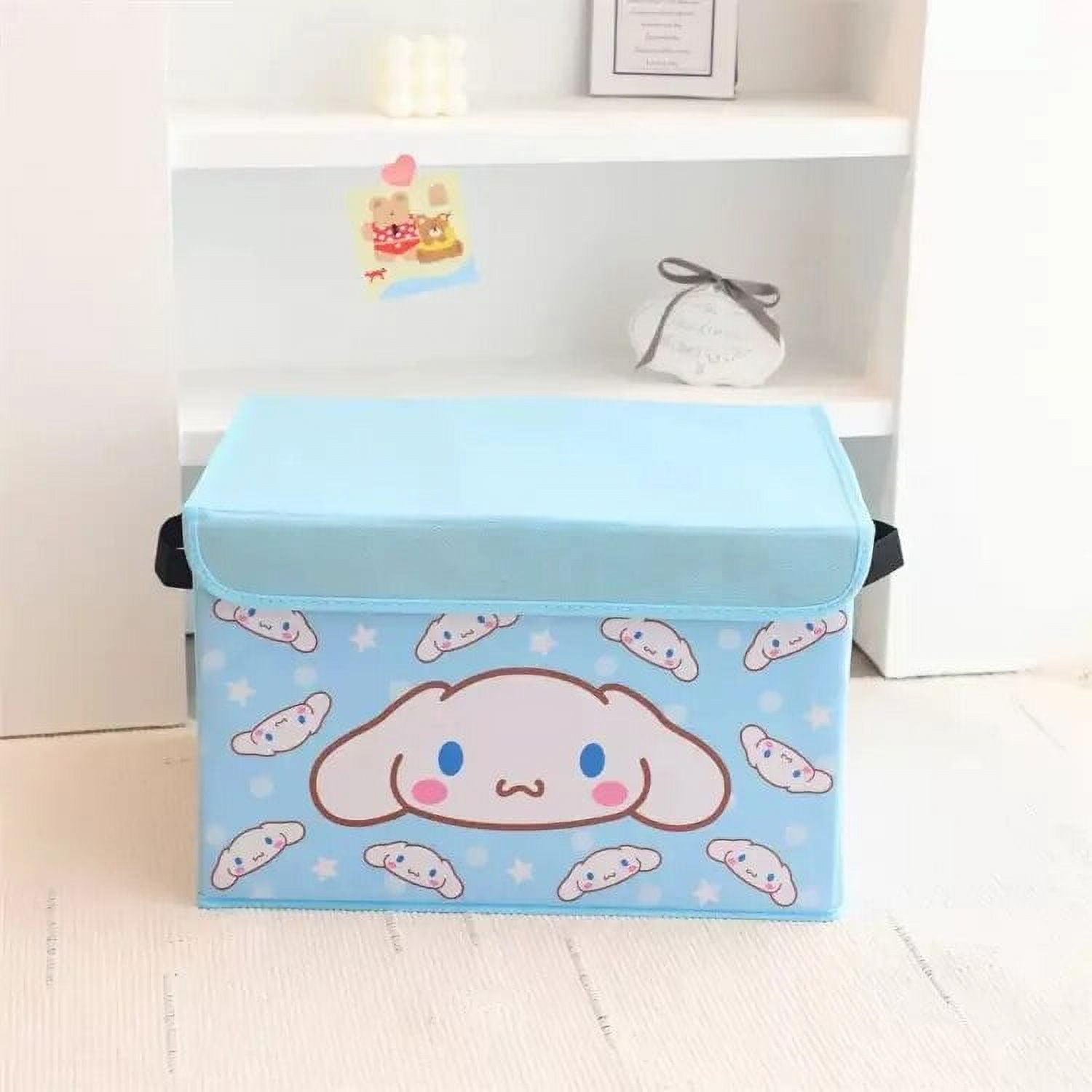 Sanrio Hello Kitty Keroppi Hangyodon Cute Cartoon Storage Box Toy Trash ...