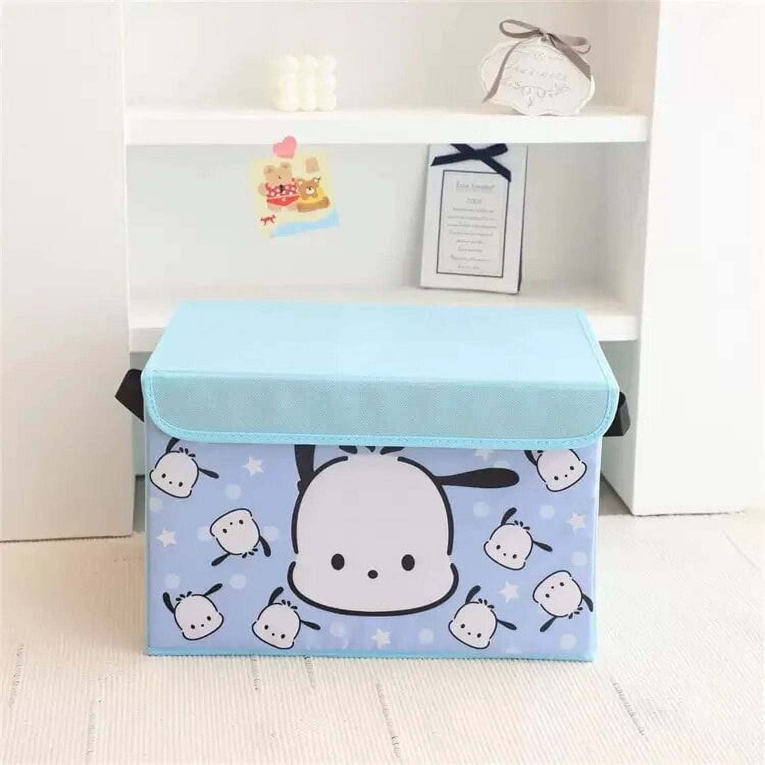 Sanrio Hello Kitty Keroppi Hangyodon Cute Cartoon Storage Box Toy Trash ...